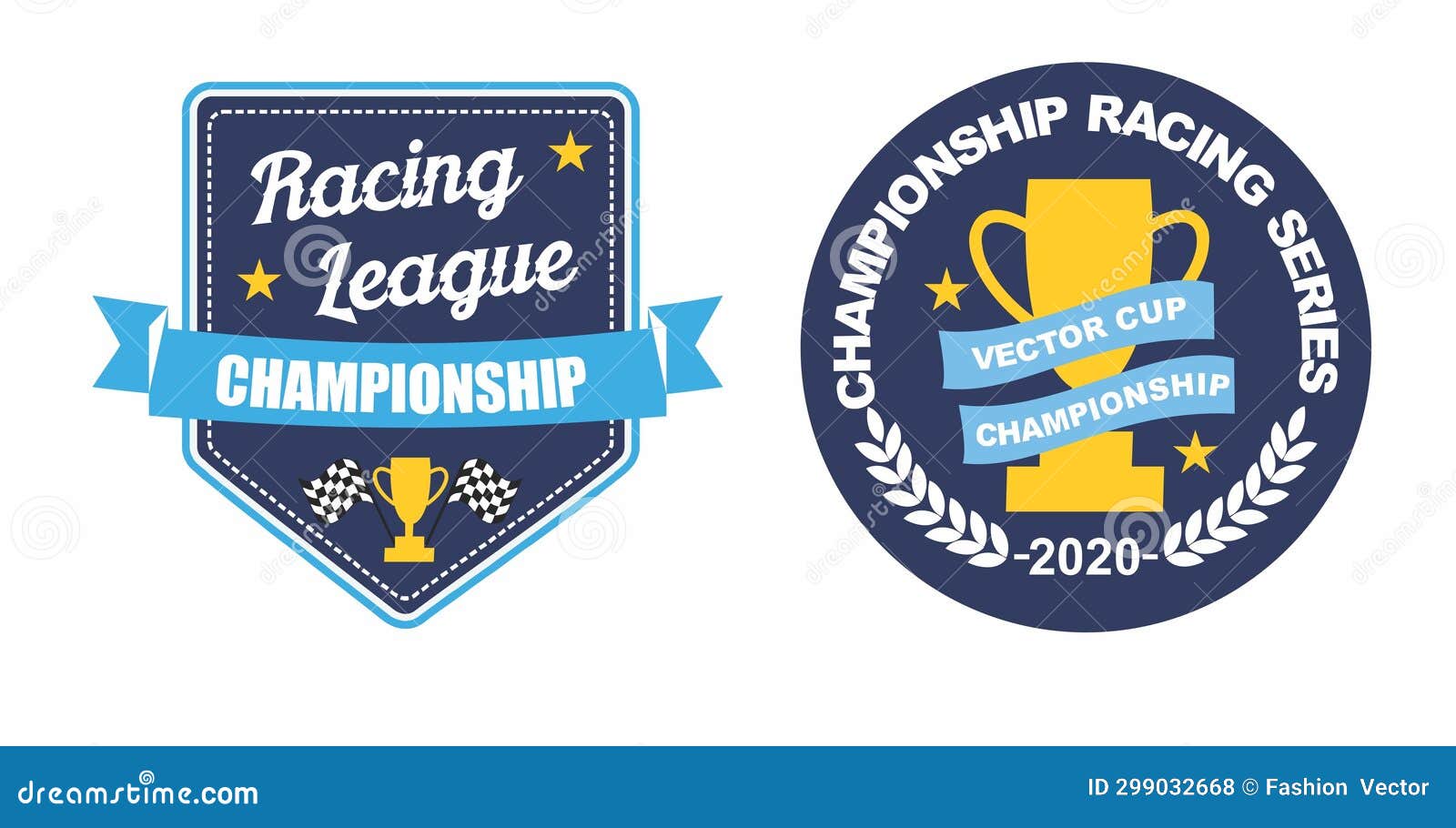 Racing League Logo Patch Print Vector Art Stock Illustration ...