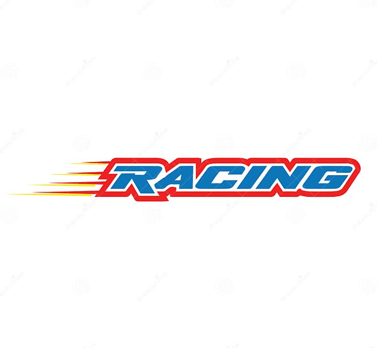Racing Logo Design stock vector. Illustration of element - 84287666