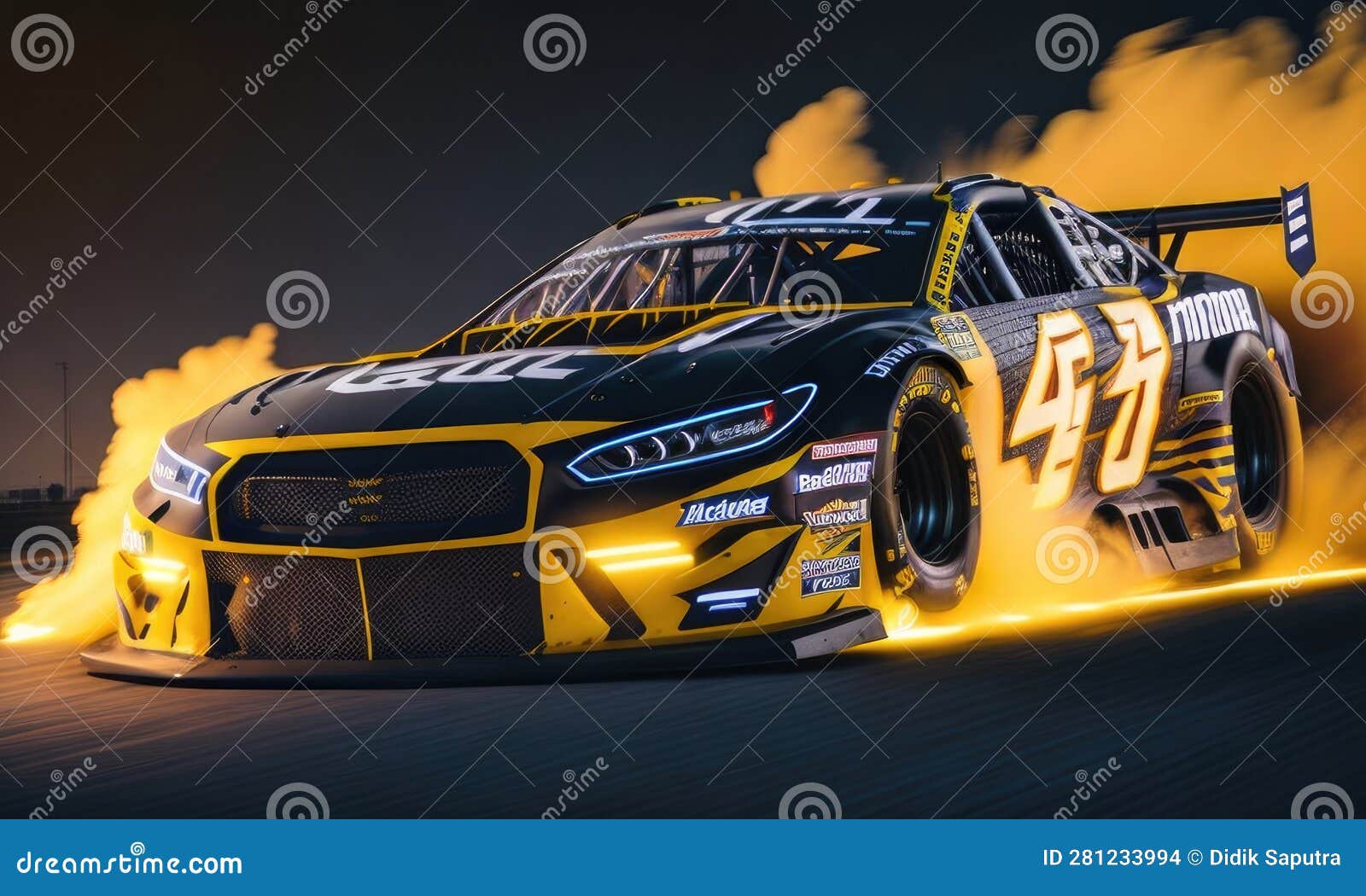 Racing NASCAR Car Stock Photo | CartoonDealer.com #281233998