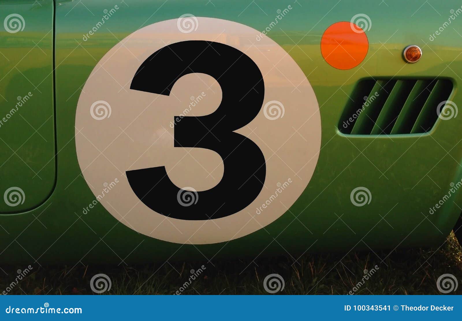Racing Number 3 stock image. Image of racing, speed - 100343541