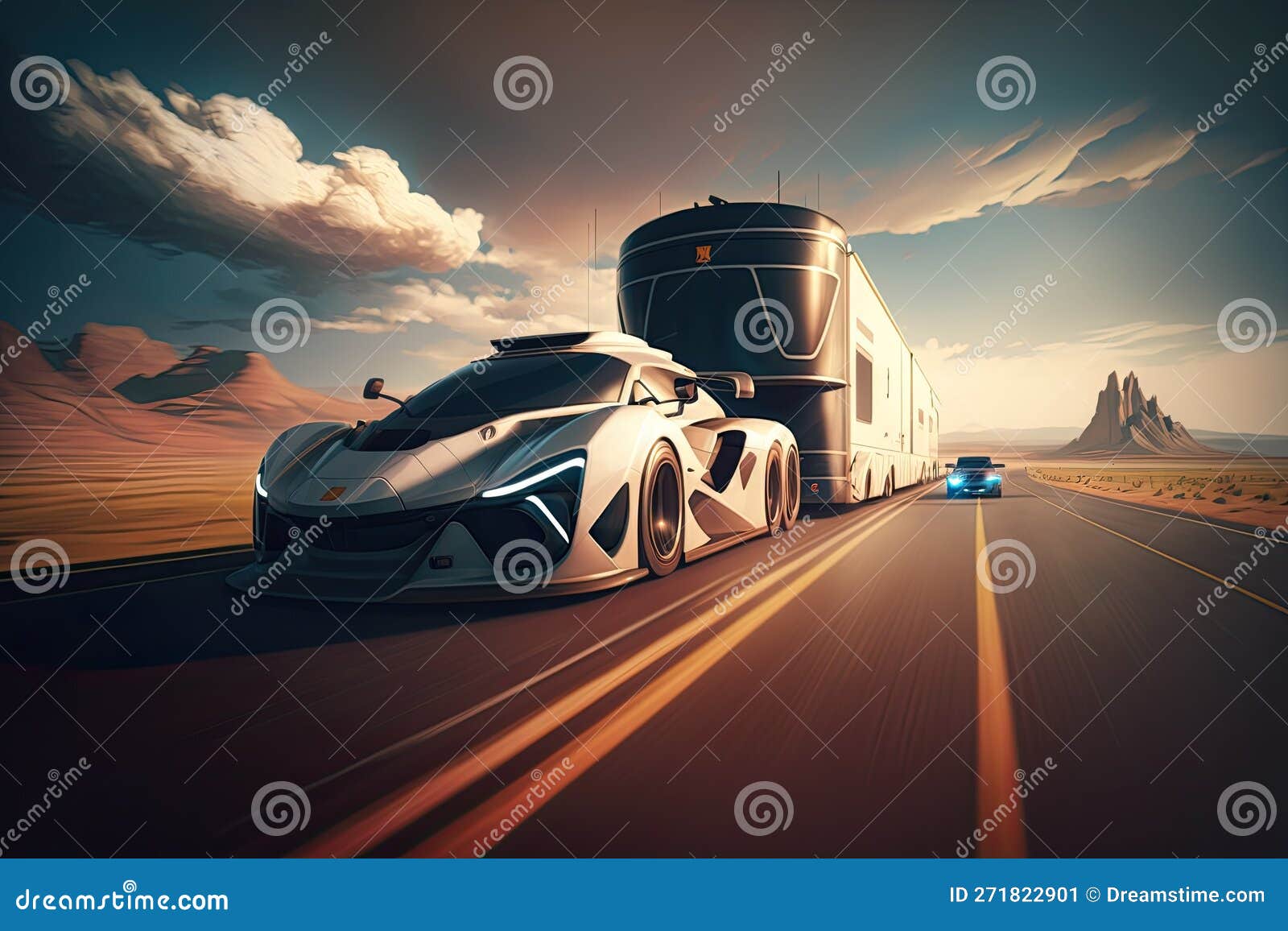 Racing, Practice, and Work on the Road Rally Circuit Stock Illustration ...