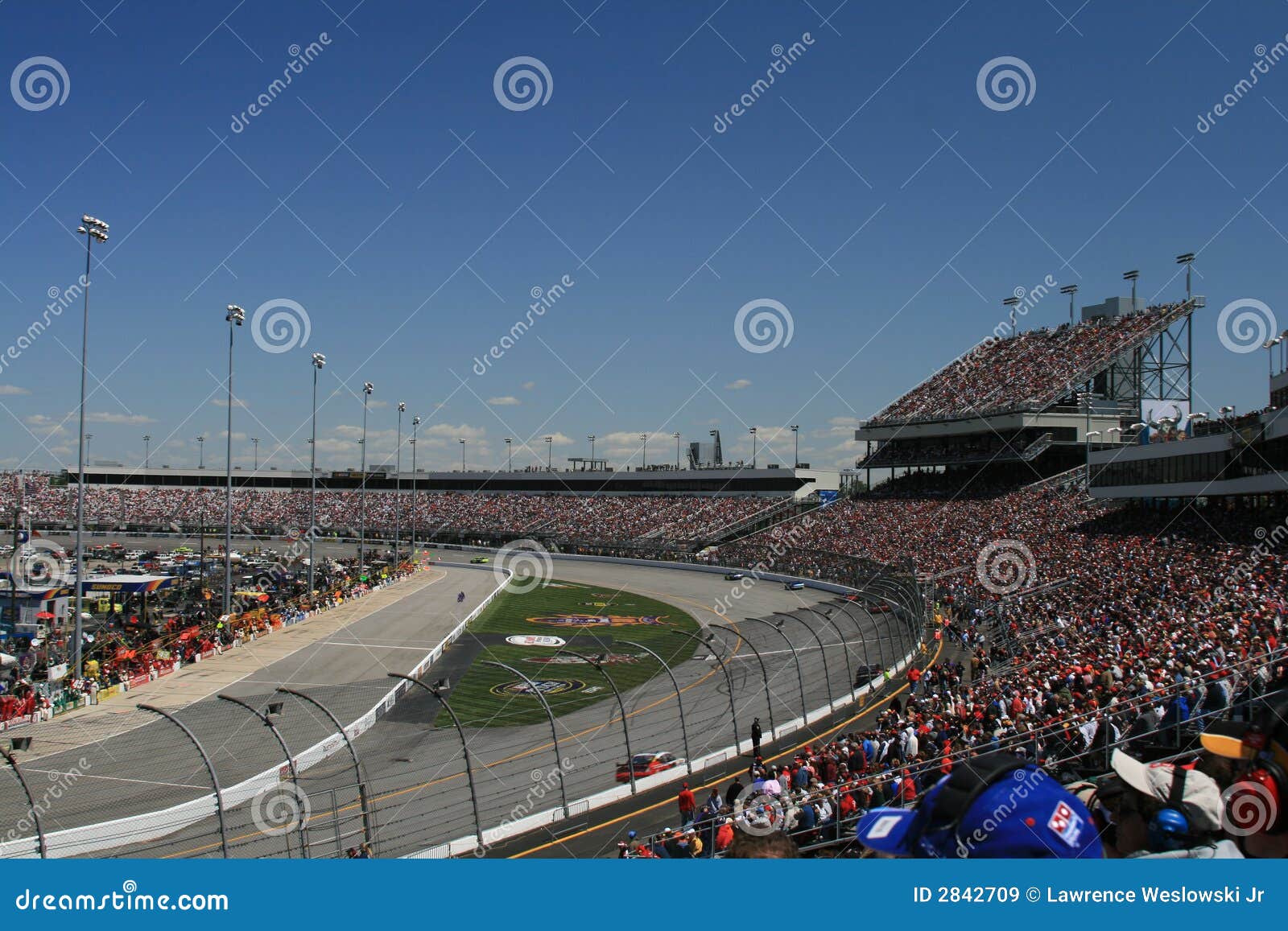 Racing in Richmond! stock image. Image of seats, busch - 2842709