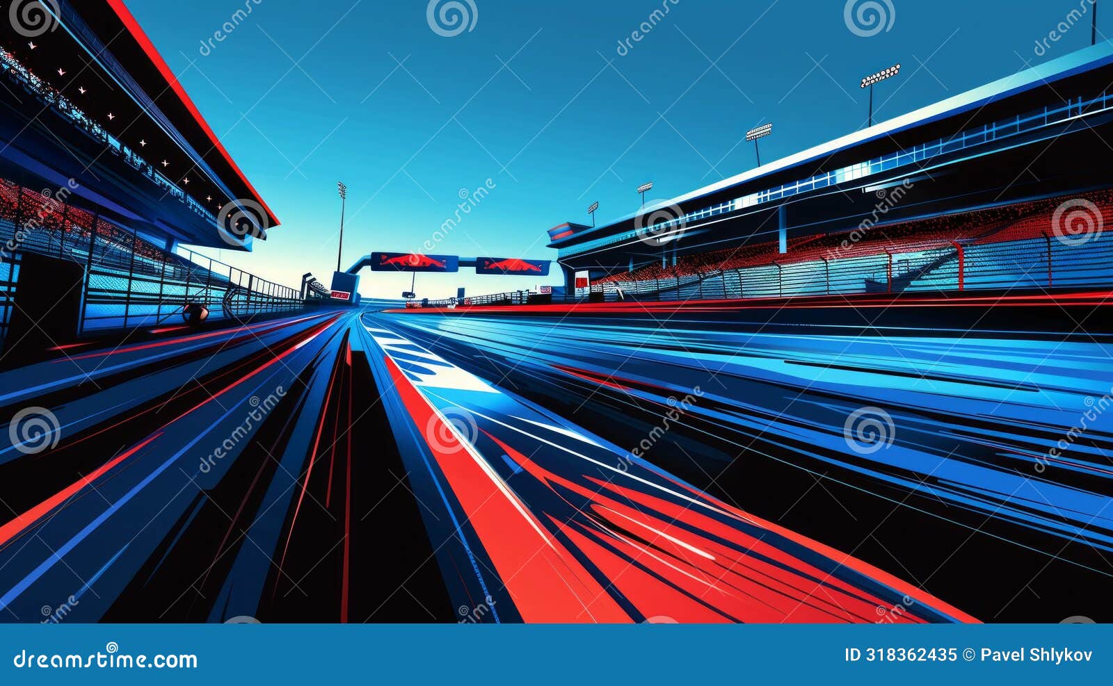 Racing Ring with an Open Wheel Formula Car Stock Image - Image of ...
