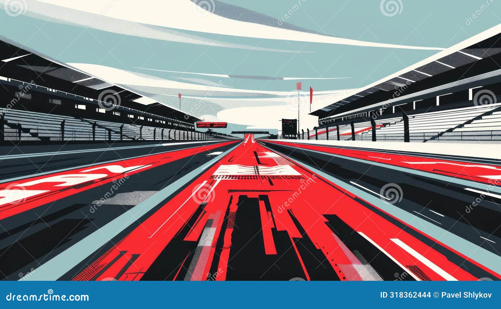 Racing Ring with an Open Wheel Formula Car Stock Photo - Image of ...
