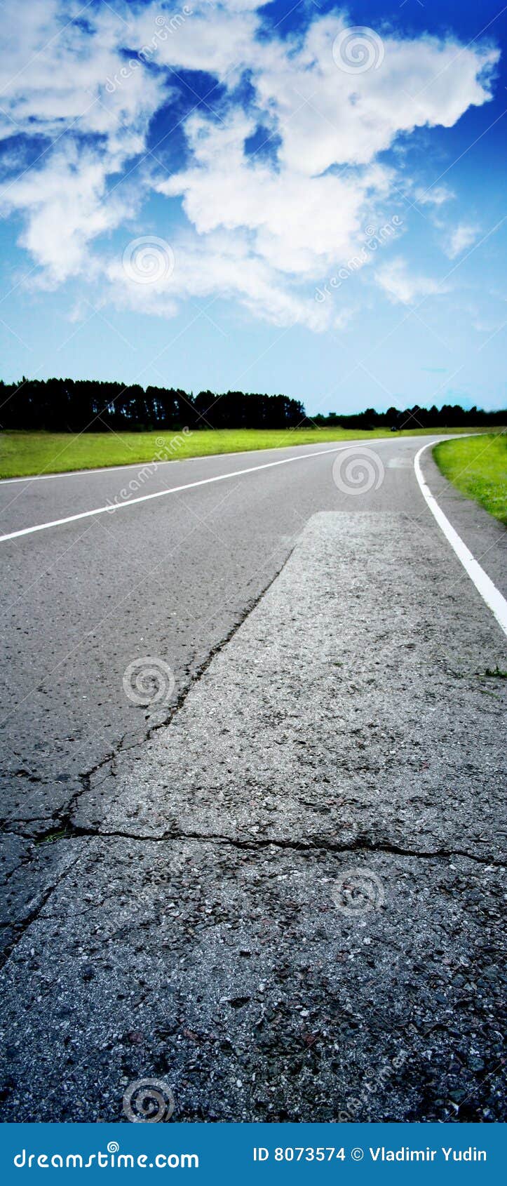 Racing route stock photo. Image of highway, rays, horizon - 8073574
