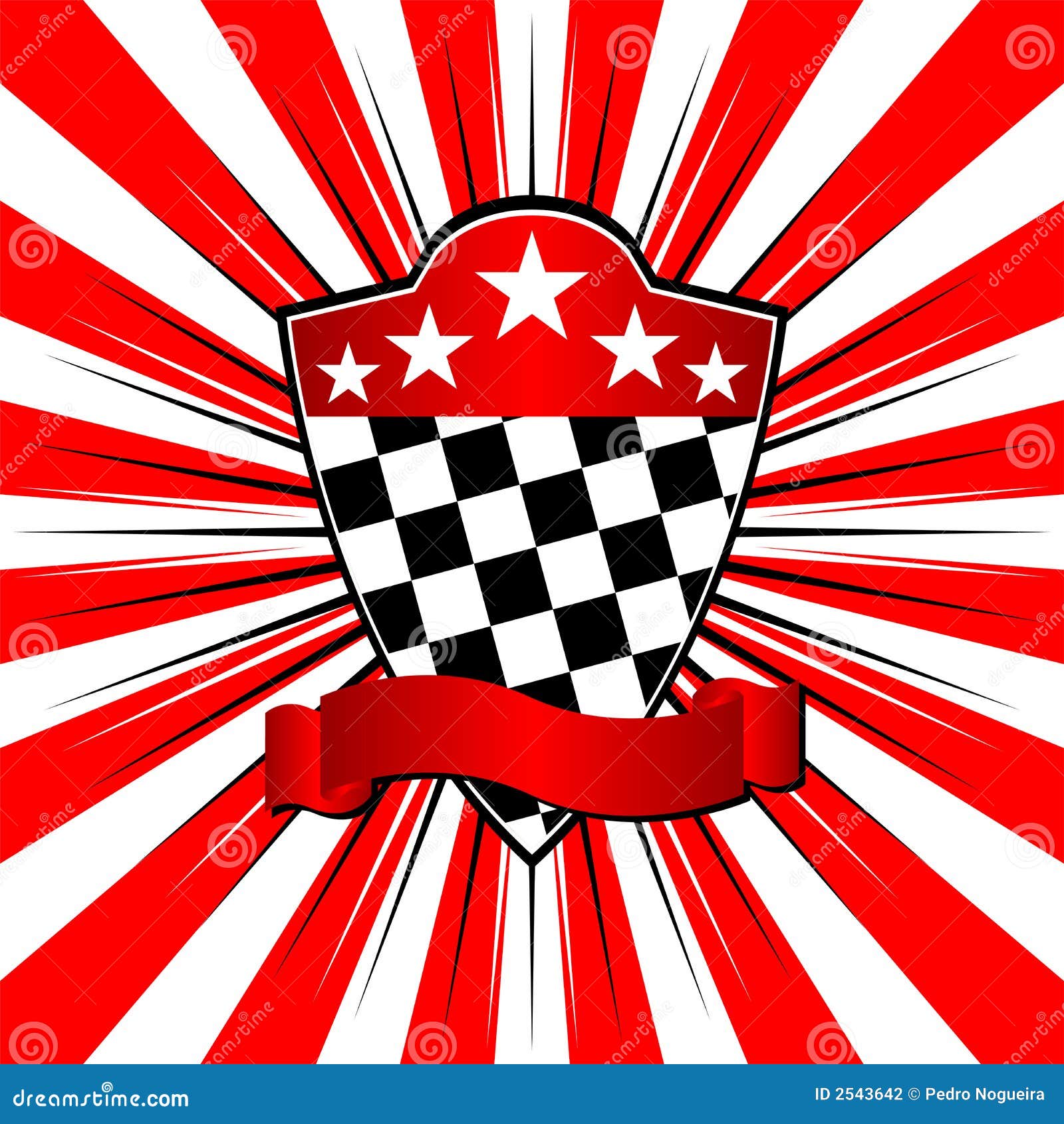 Racing_shield_02 illustration de vecteur. Illustration du amorce - 2543642