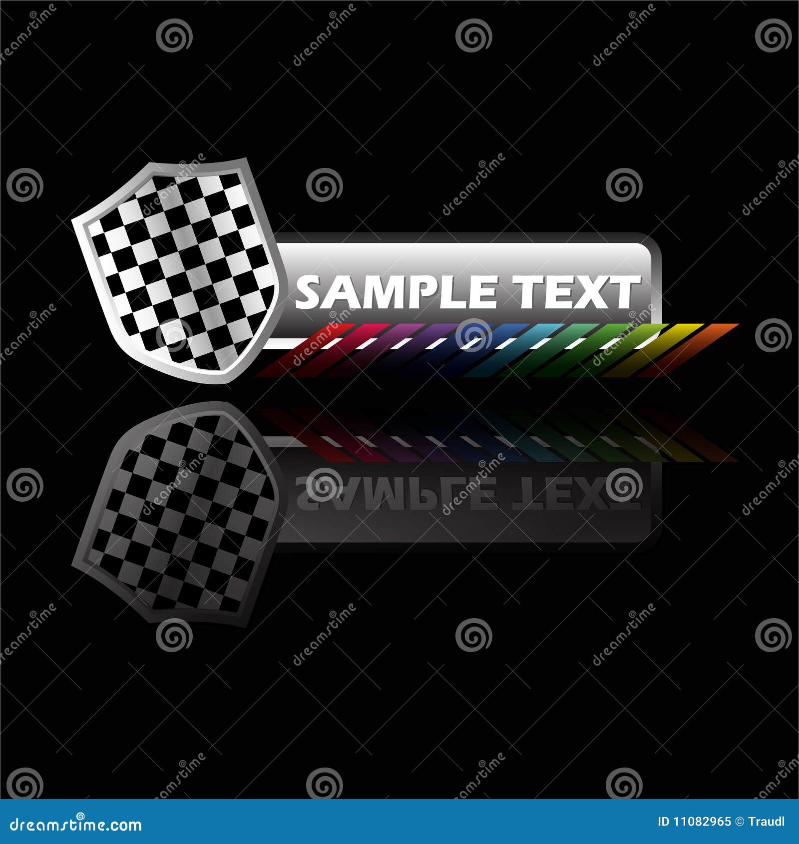Racing Shield stock vector. Illustration of competition - 11082965