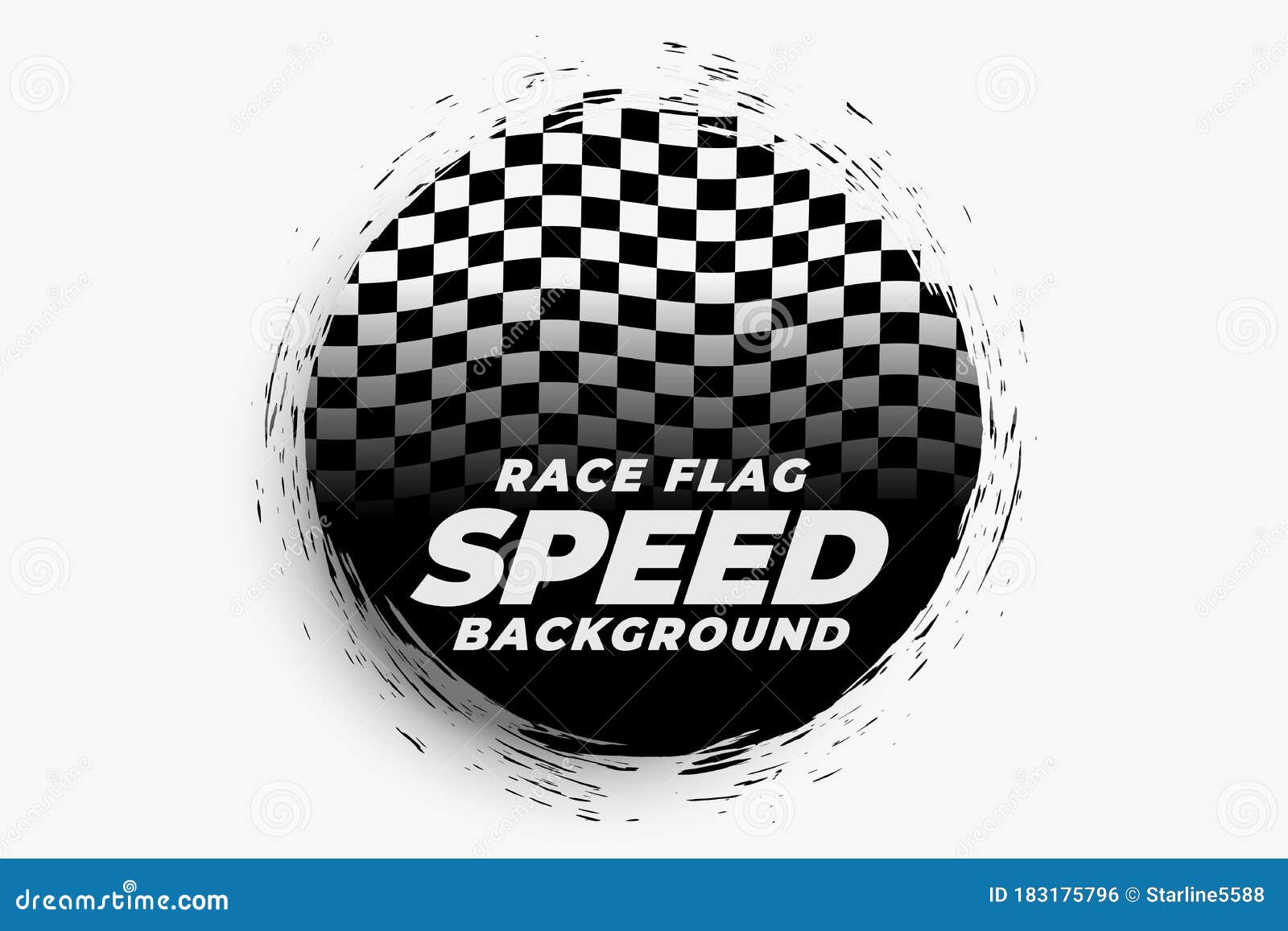 Racing Speed Background with Checkered Flag Stock Vector - Illustration ...