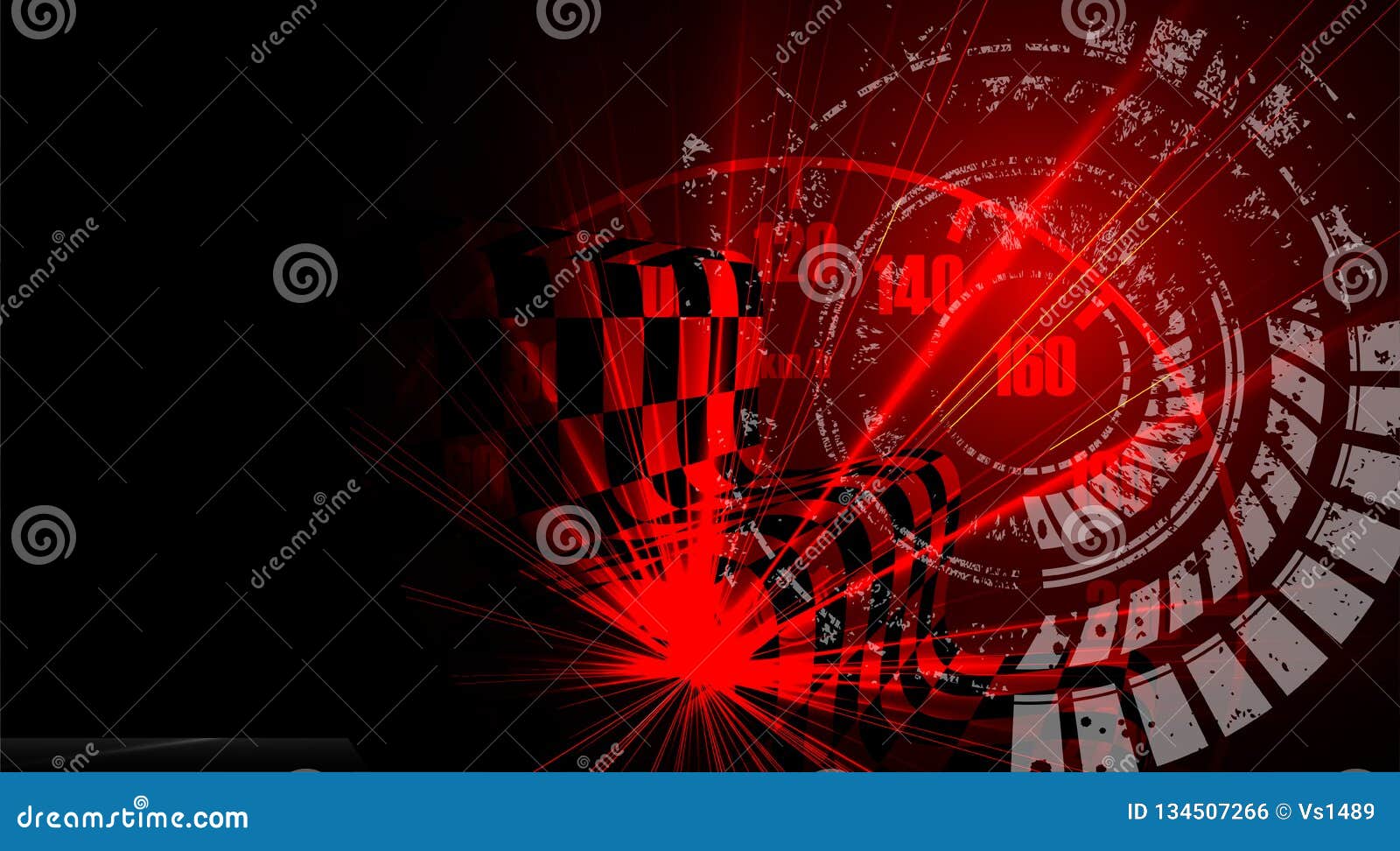 Racing Speed Background, Vector Illustration Abstraction in Car Track ...