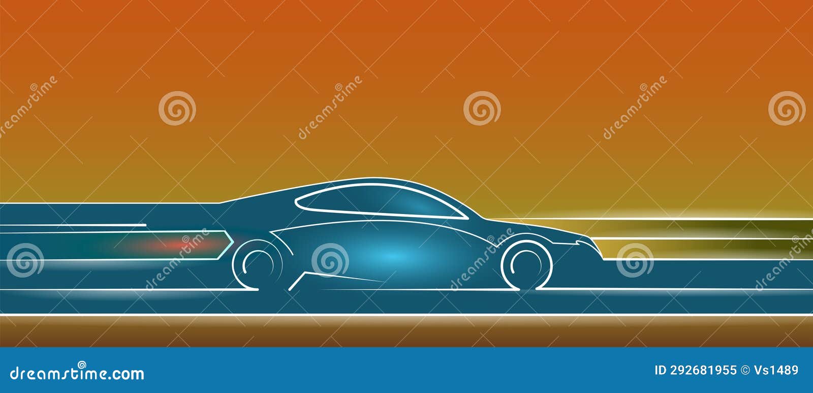 Racing Speed Background, Vector Illustration Abstraction in Car Track ...
