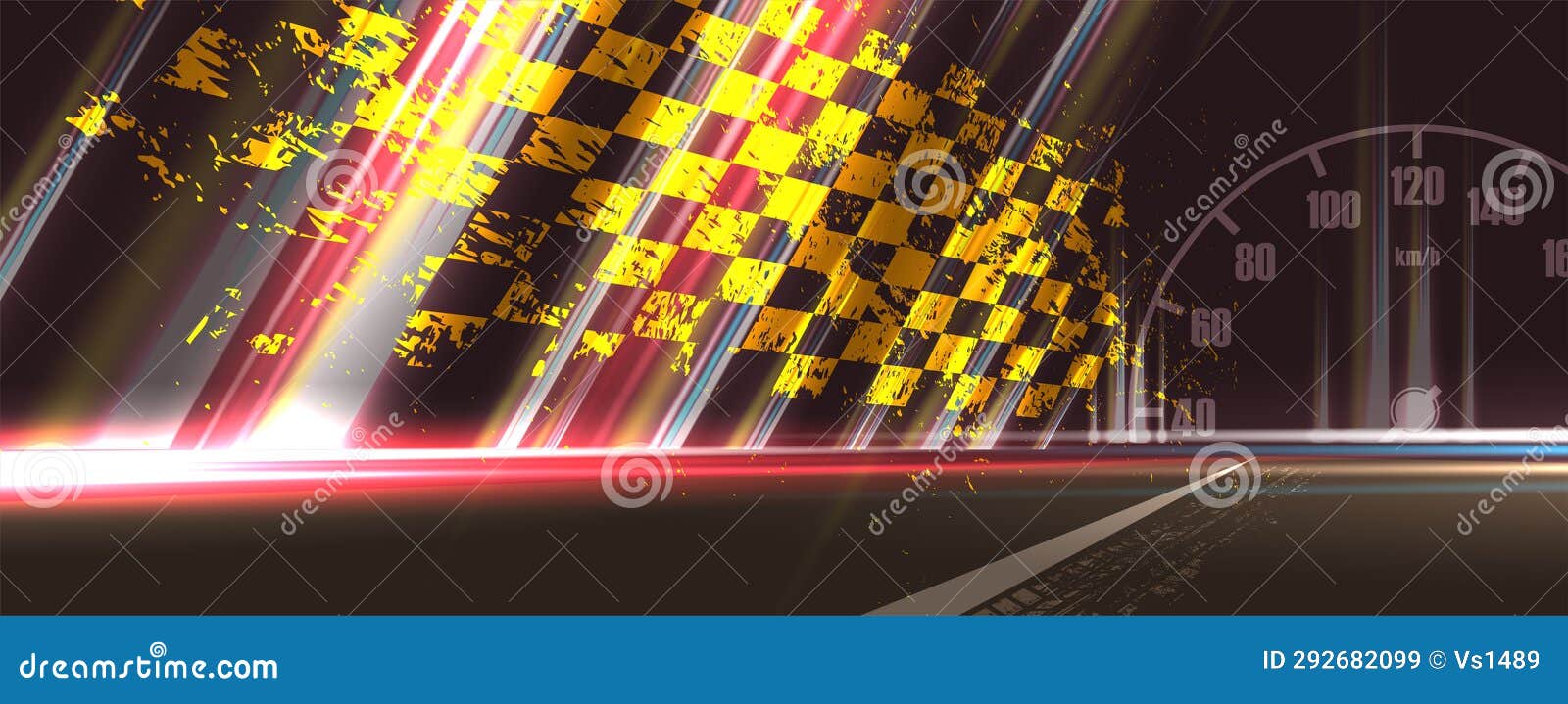 Racing Speed Background, Vector Illustration Abstraction in Car Track ...