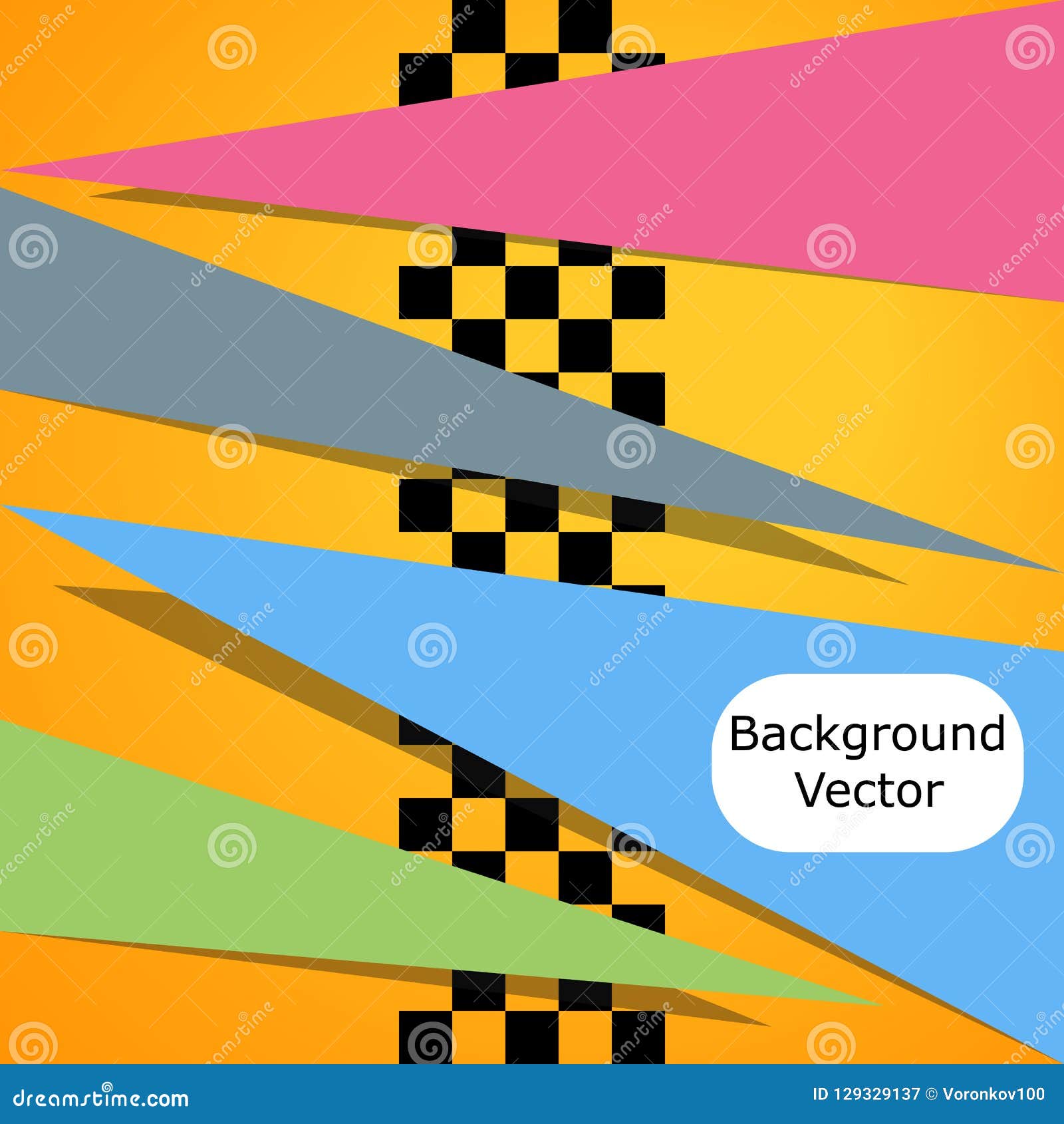 Racing Square Background. Vector Abstraction in Racing, Chess Style ...