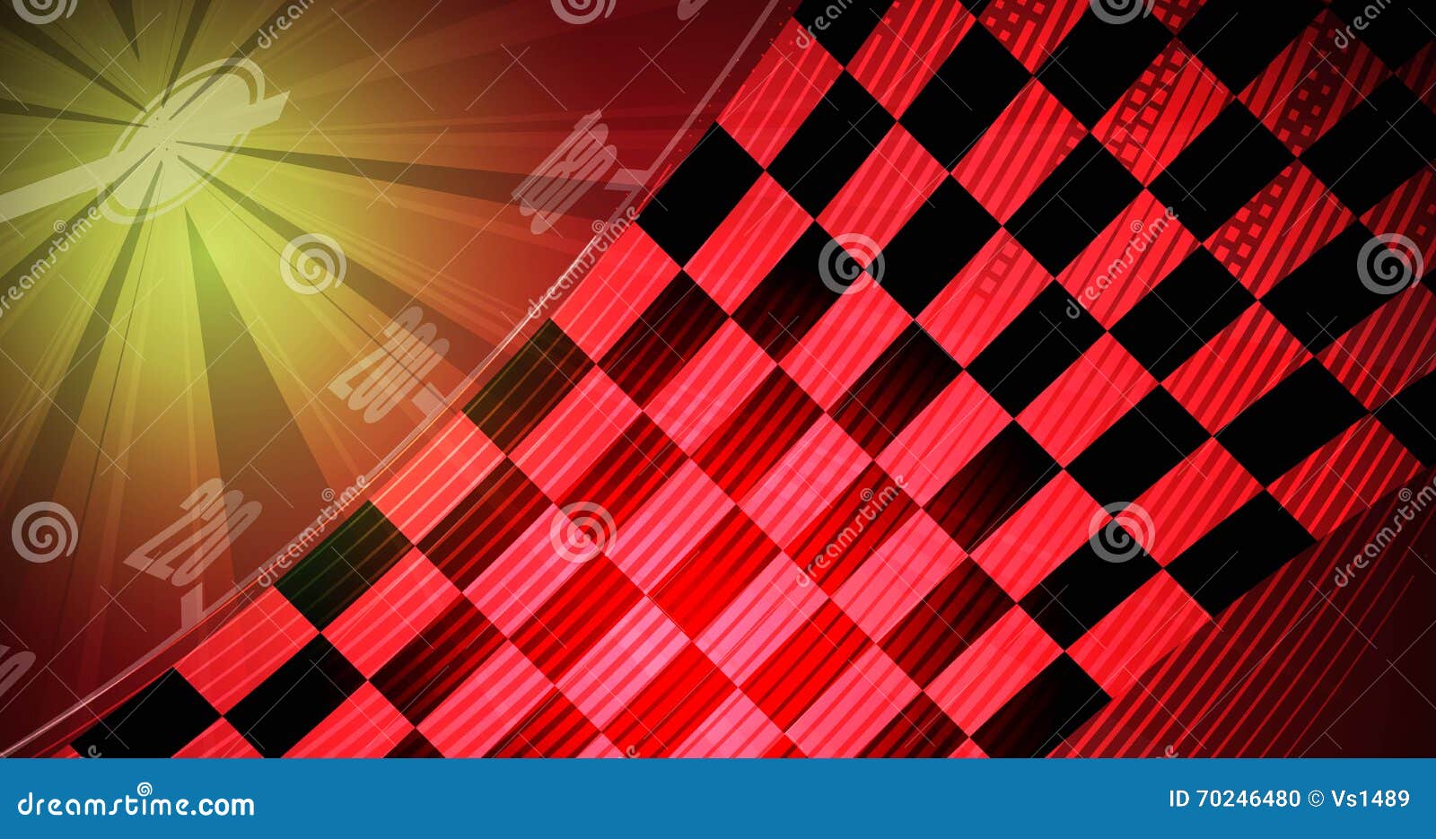 Racing Square Background, Vector Illustration Abstraction in Rac Stock ...