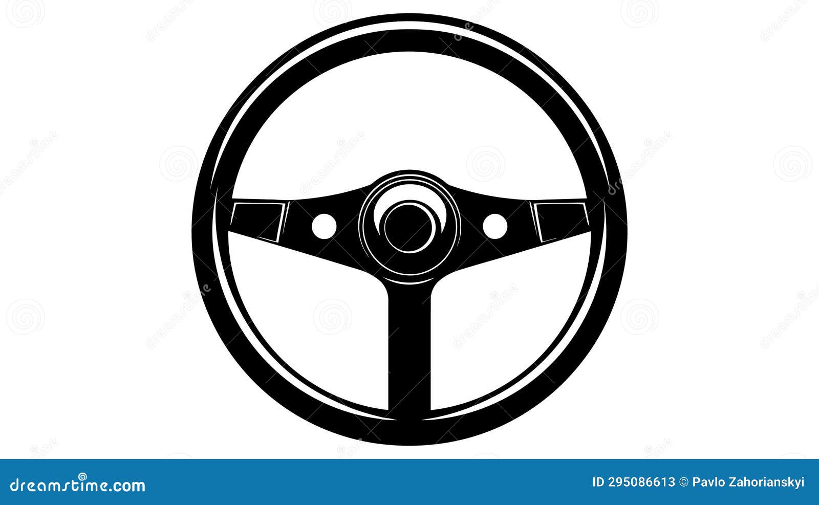 Racing Steering Wheel Icon on White Background Stock Illustration ...