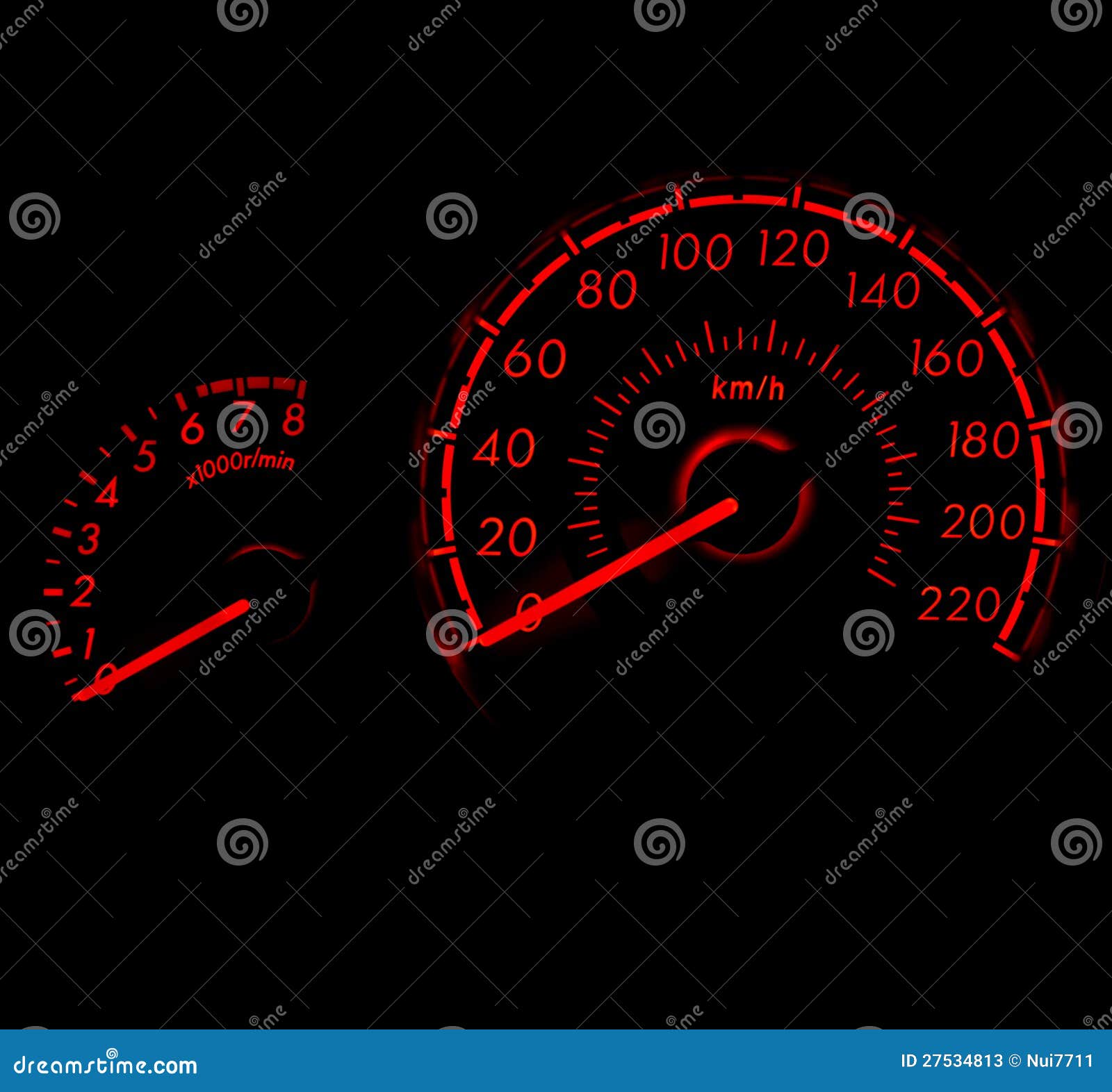 Racing Style Car Speed Meter 1 Stock Image - Image of scale, engine ...