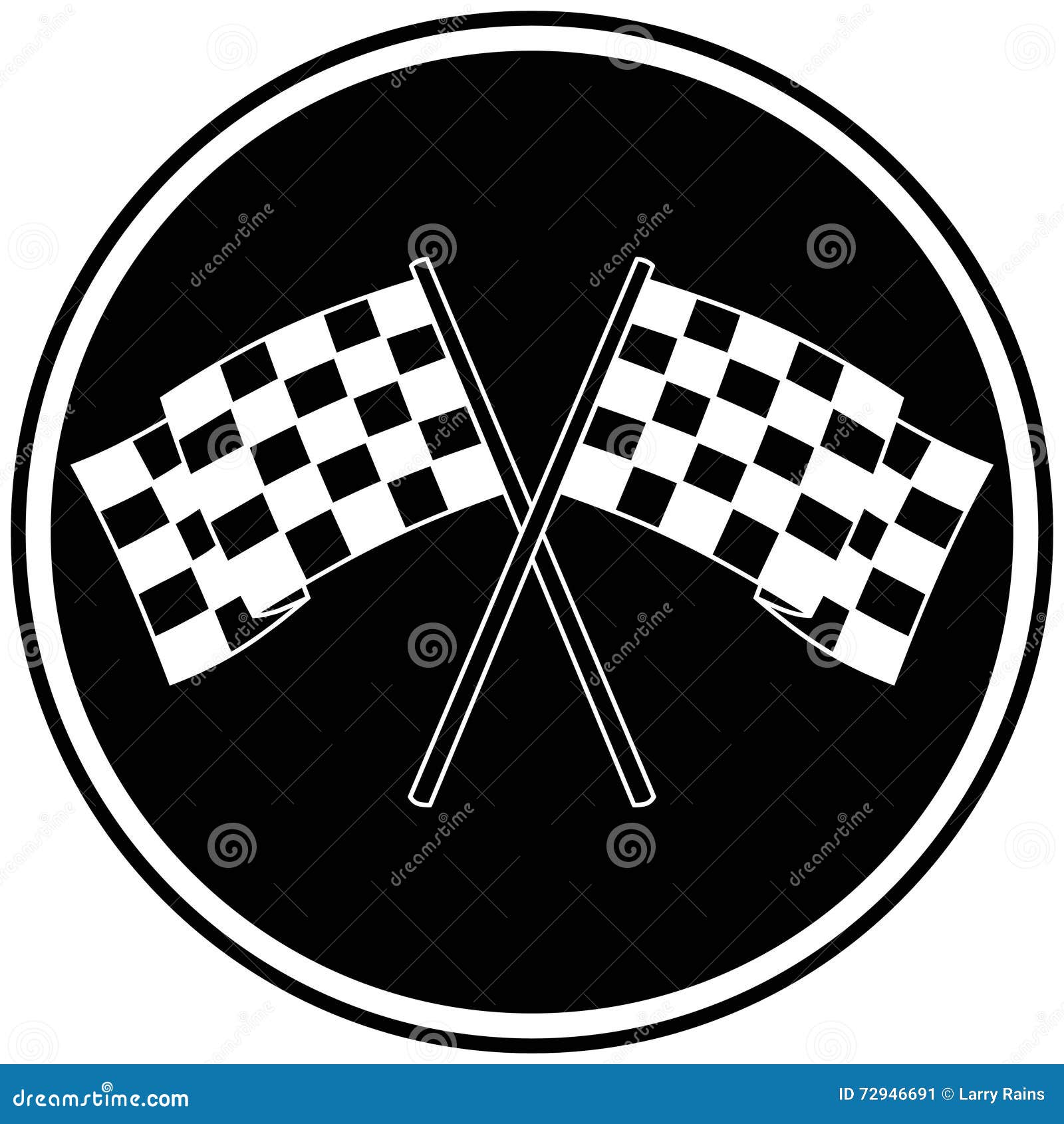 Racing Symbol stock vector. Illustration of speedsters - 72946691