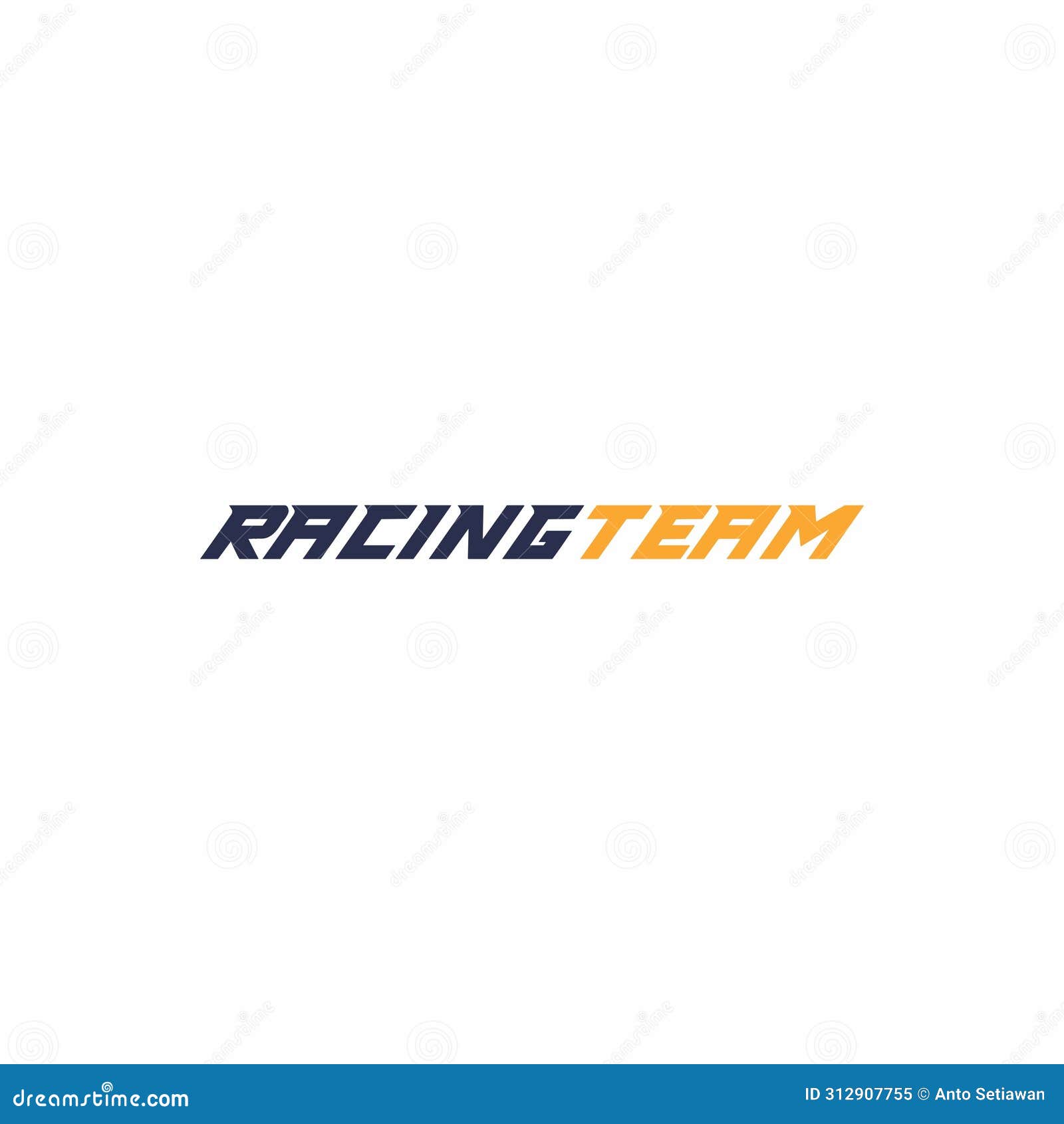 Racing Team Logo stock vector. Illustration of emblem - 312907755