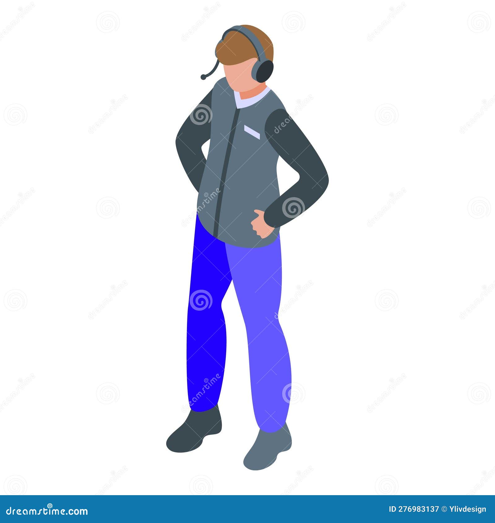 Racing Team Man Icon Isometric Vector. Race Car Stock Illustration ...