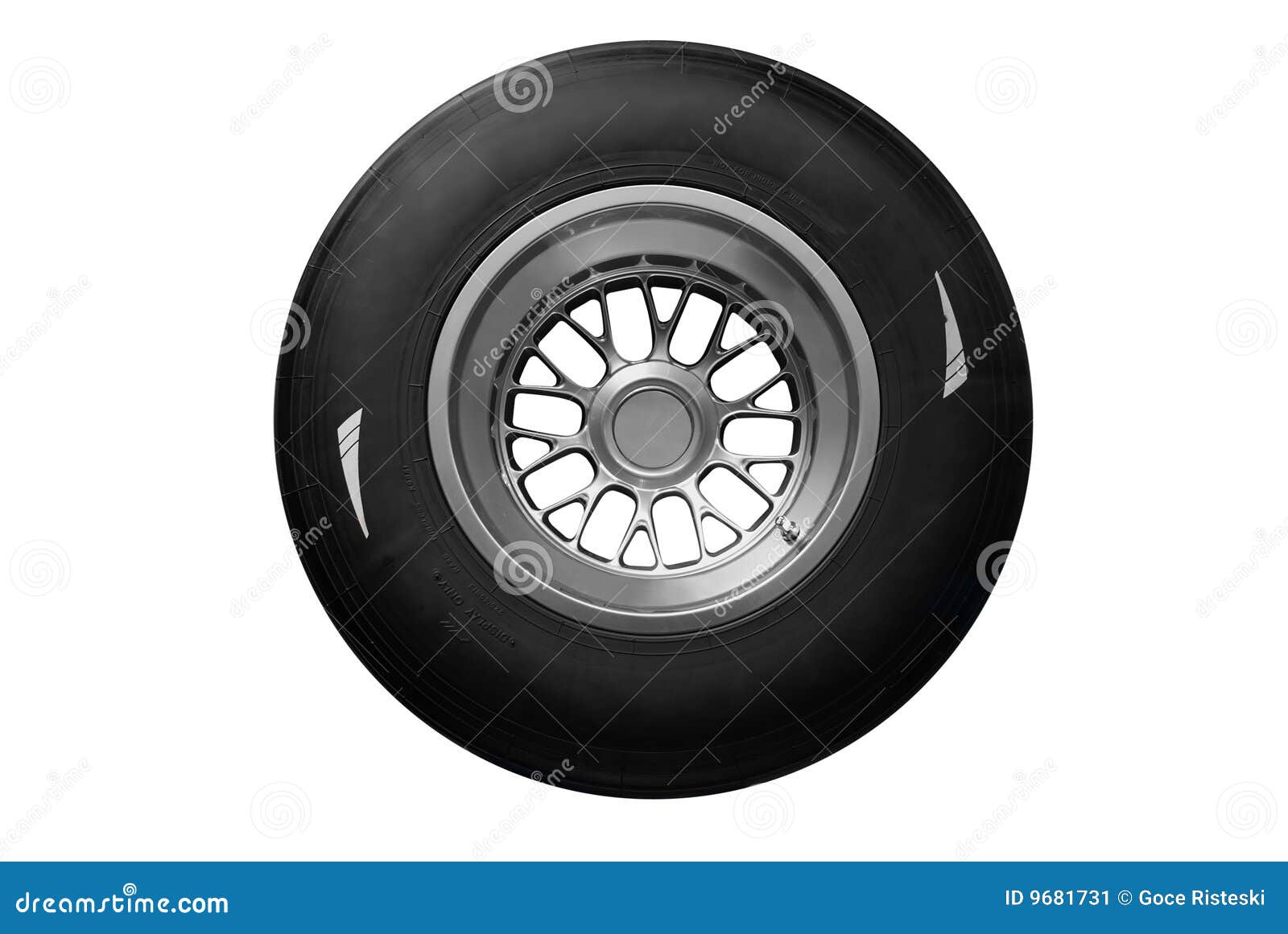 Racing tire stock image. Image of isolated, automotive - 9681731