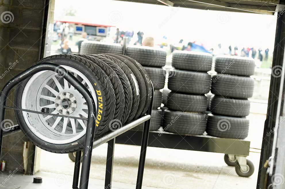 Racing tires editorial stock photo. Image of racing, auto - 19411628