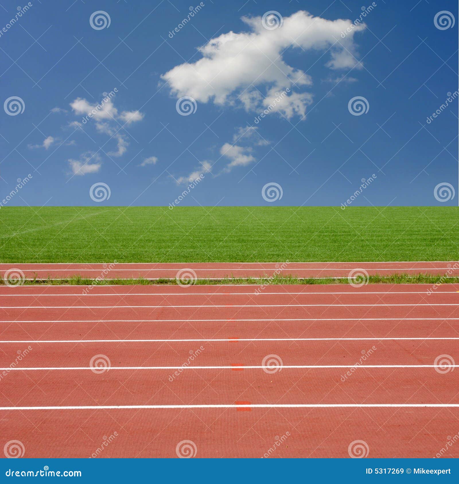 Racing track stock image. Image of track, athlete, stadium - 5317269