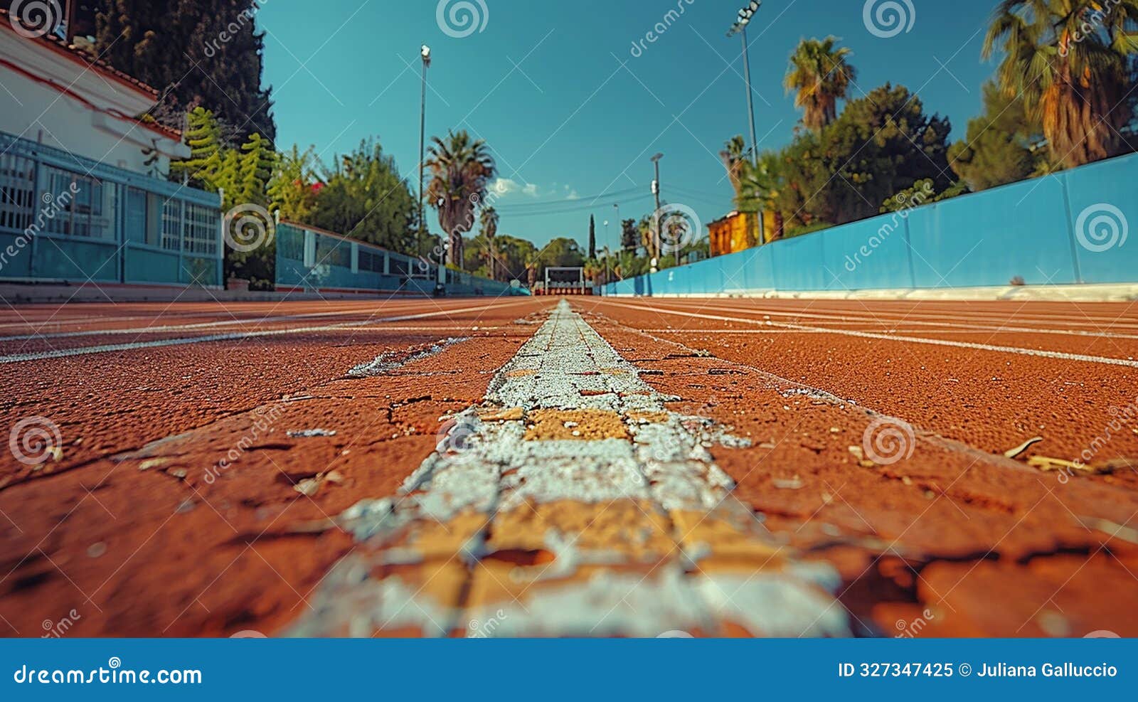 Racing Track Perspective Path To Competition Stock Illustration ...