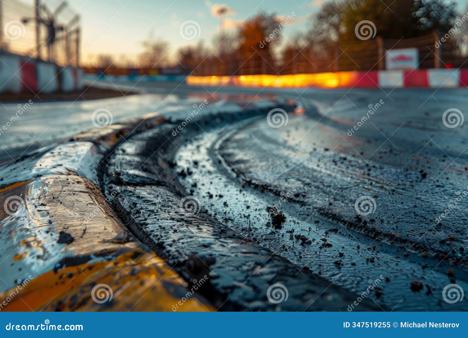 Racing Track Road Surface Closeup Stock Image - Image of asphalt ...