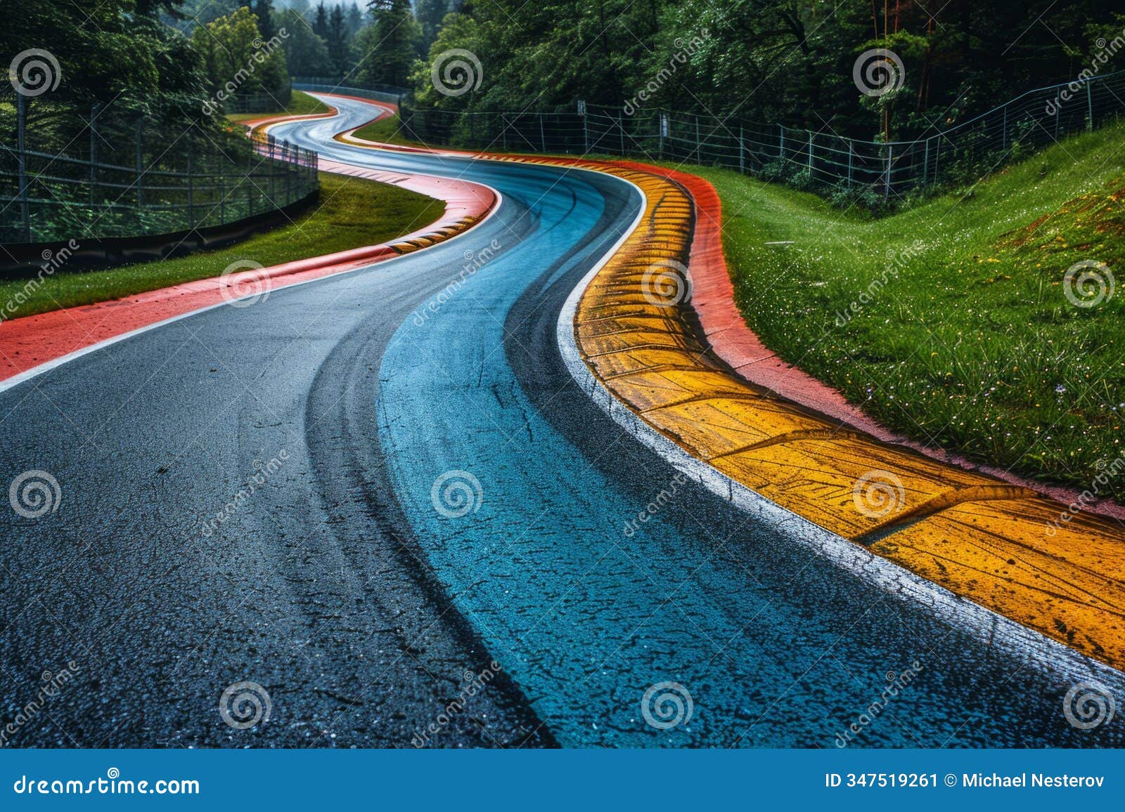 Racing Track Road Surface Closeup Stock Image - Image of action ...