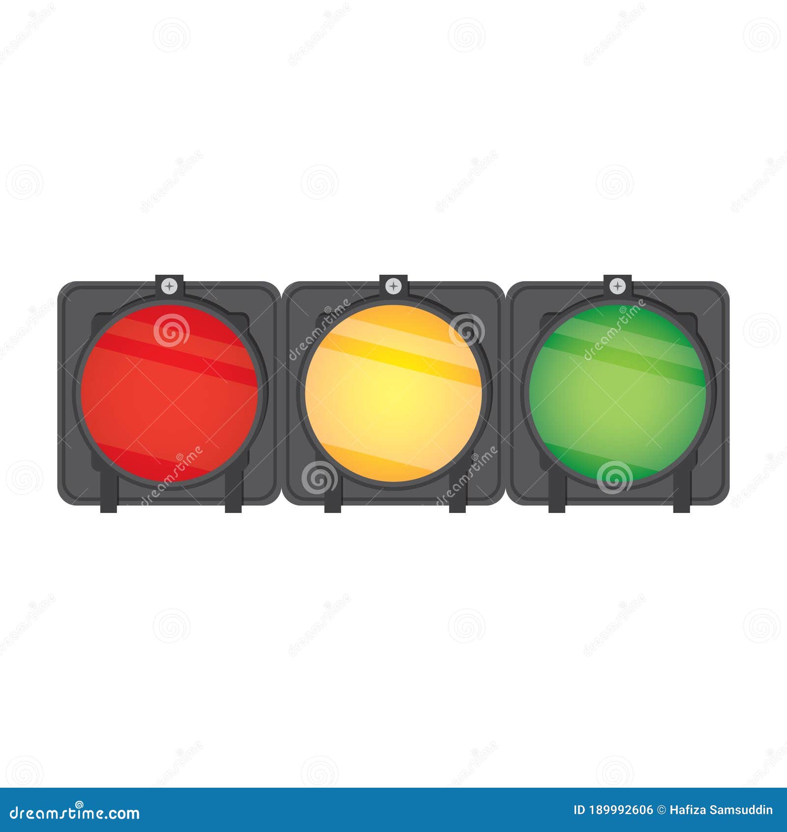 Racing Traffic Lights. Vector Illustration Decorative Design Stock ...