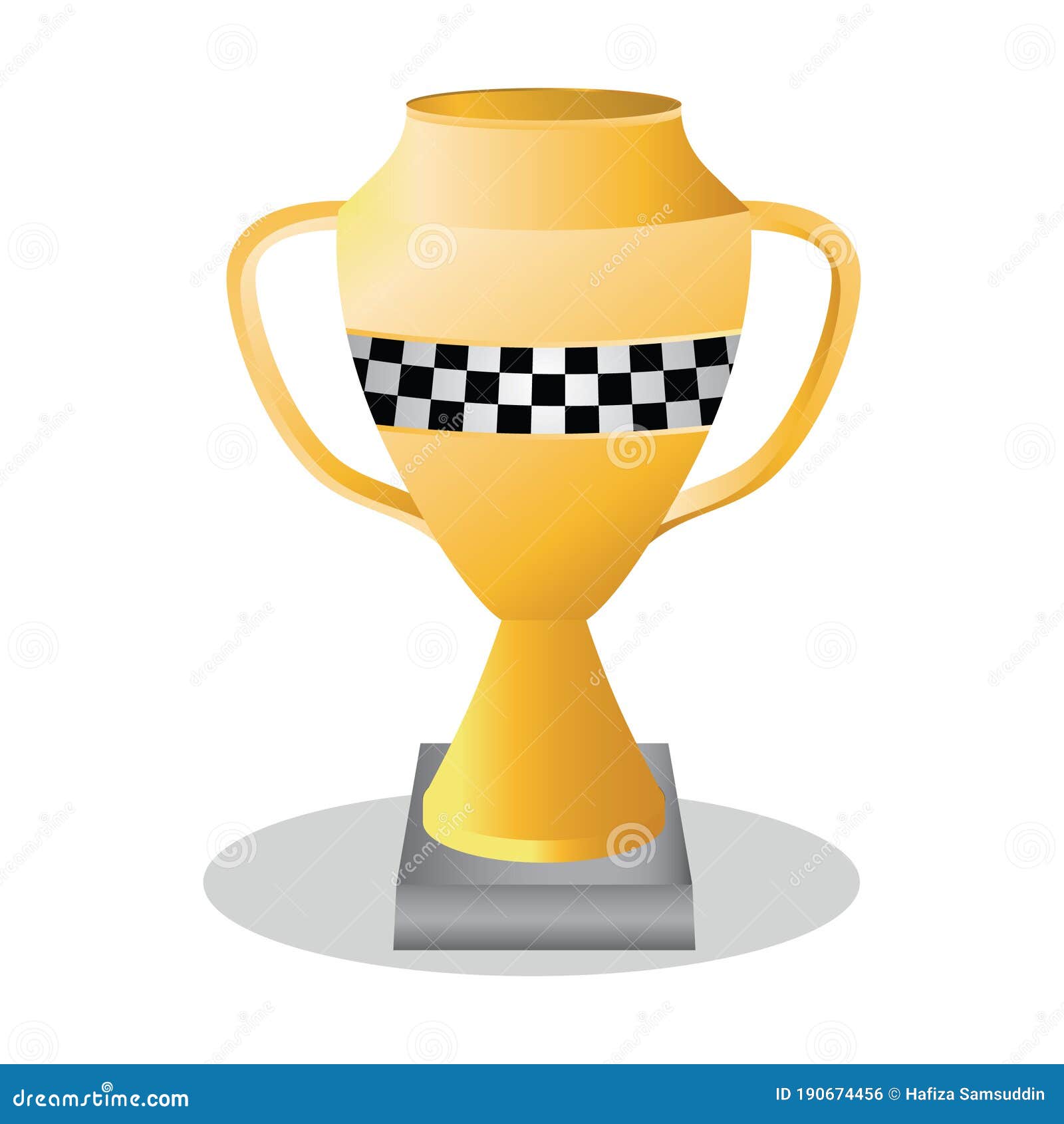 Print stock vector. Illustration of trophy, prize, cups - 190674456