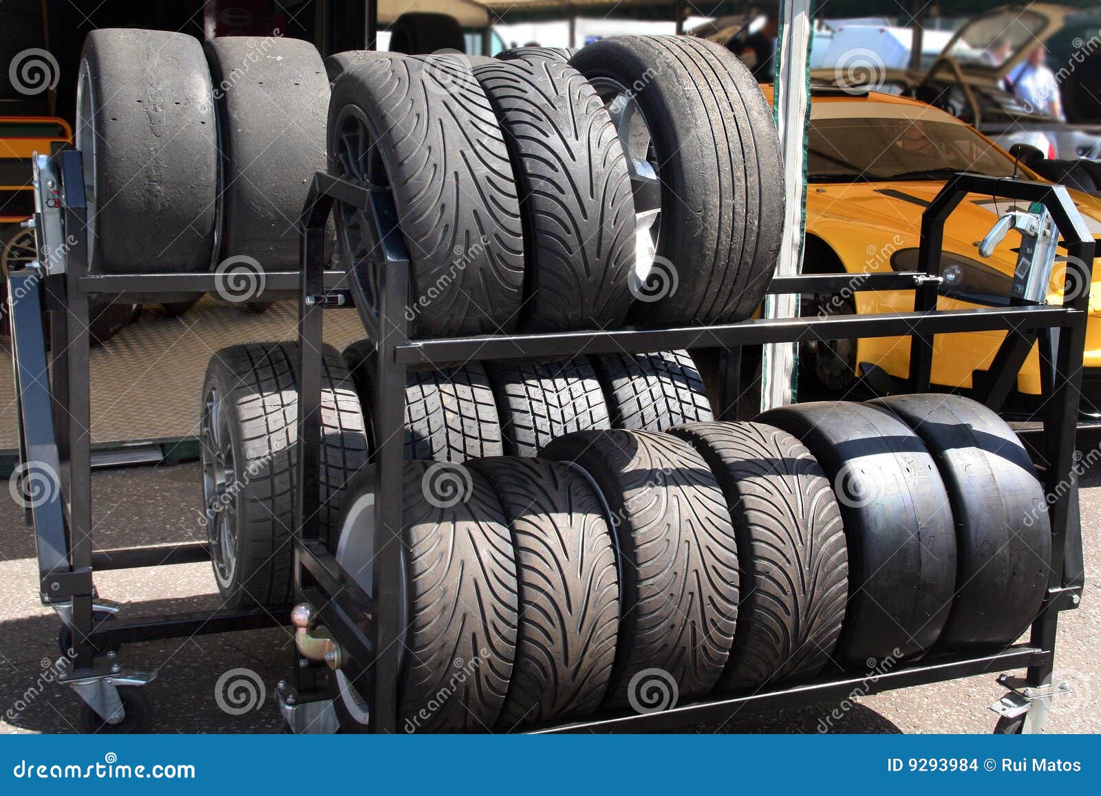Racing tires stock photo. Image of options, replace, professional - 9293984