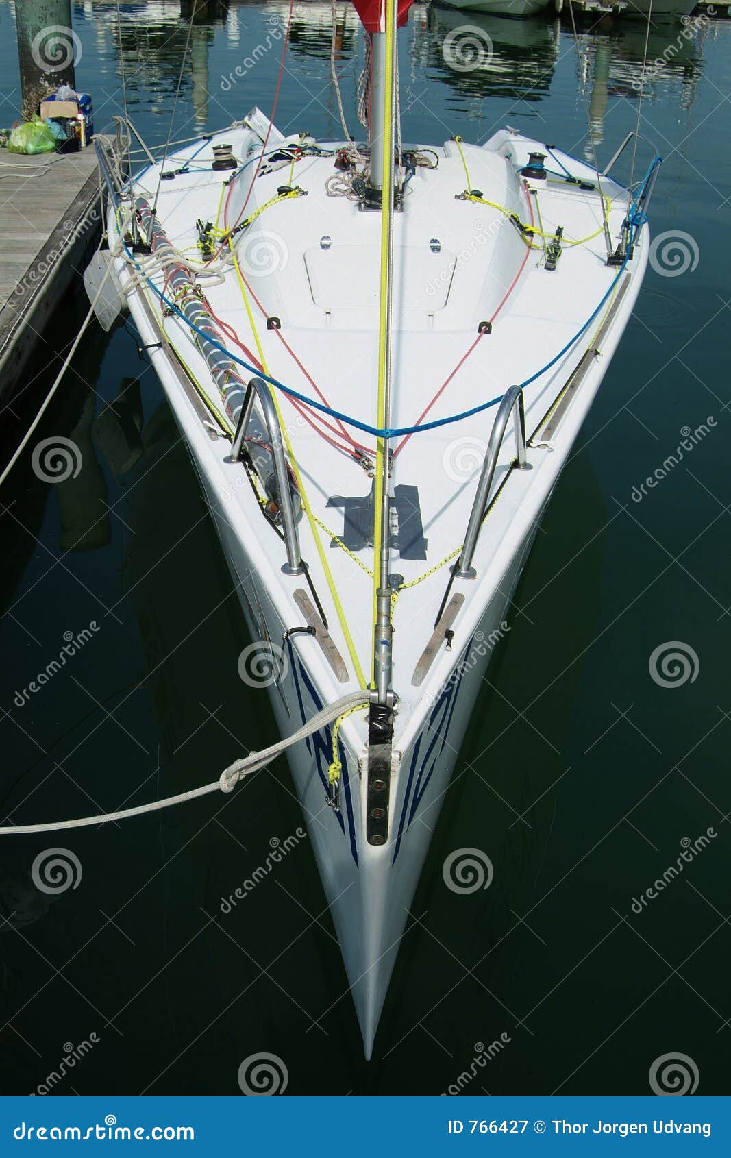 Racing Yacht in the Harbour Stock Image - Image of harbor, marine: 766427