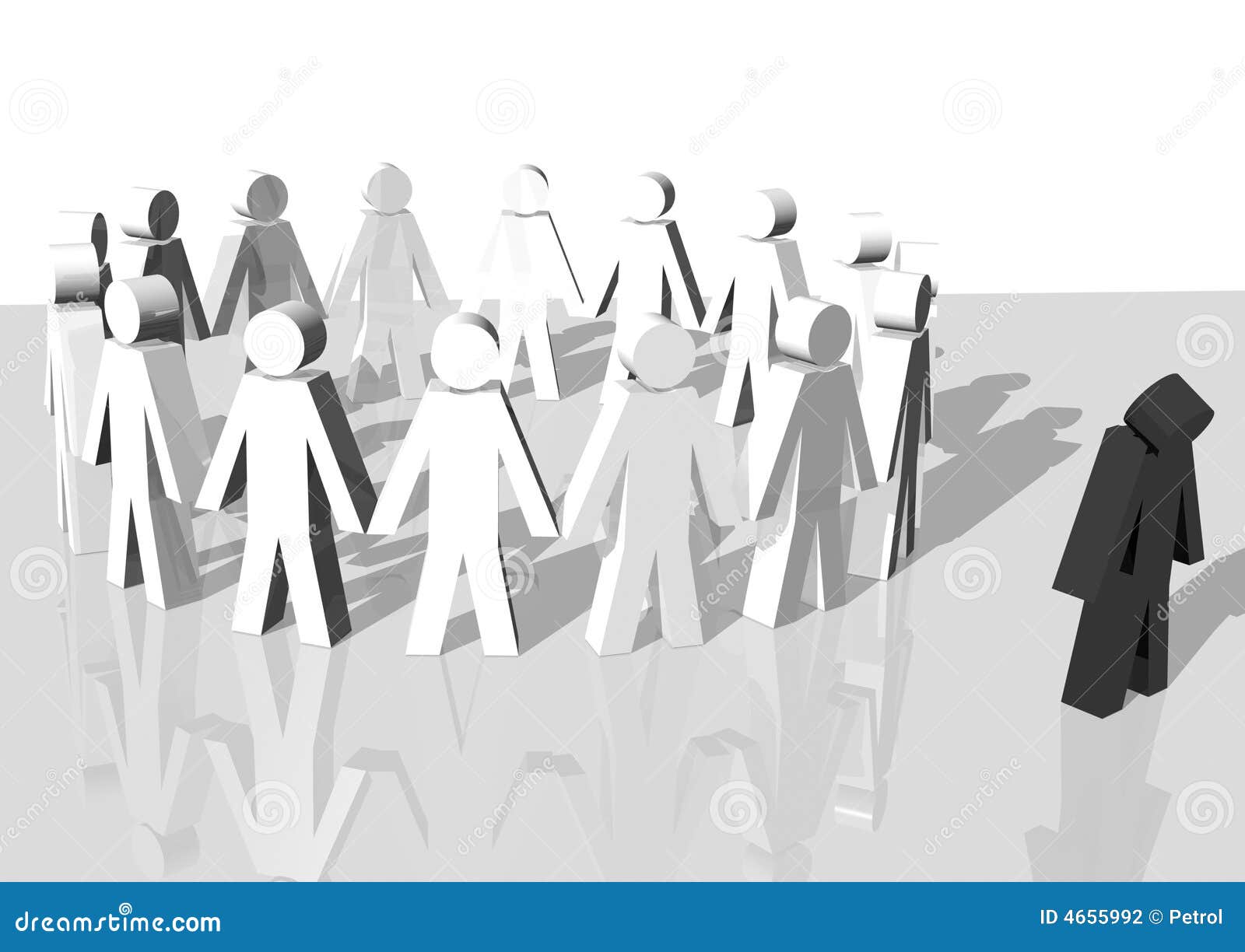 Racism stock illustration. Illustration of racism, identity - 4655992