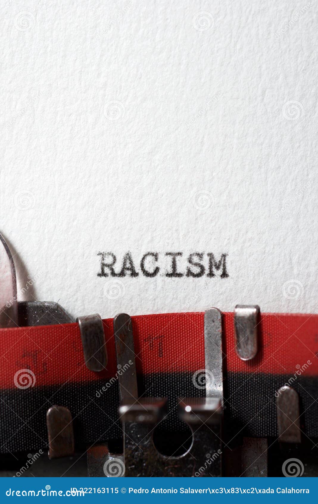 Racism concept view stock image. Image of detail, page - 222163115