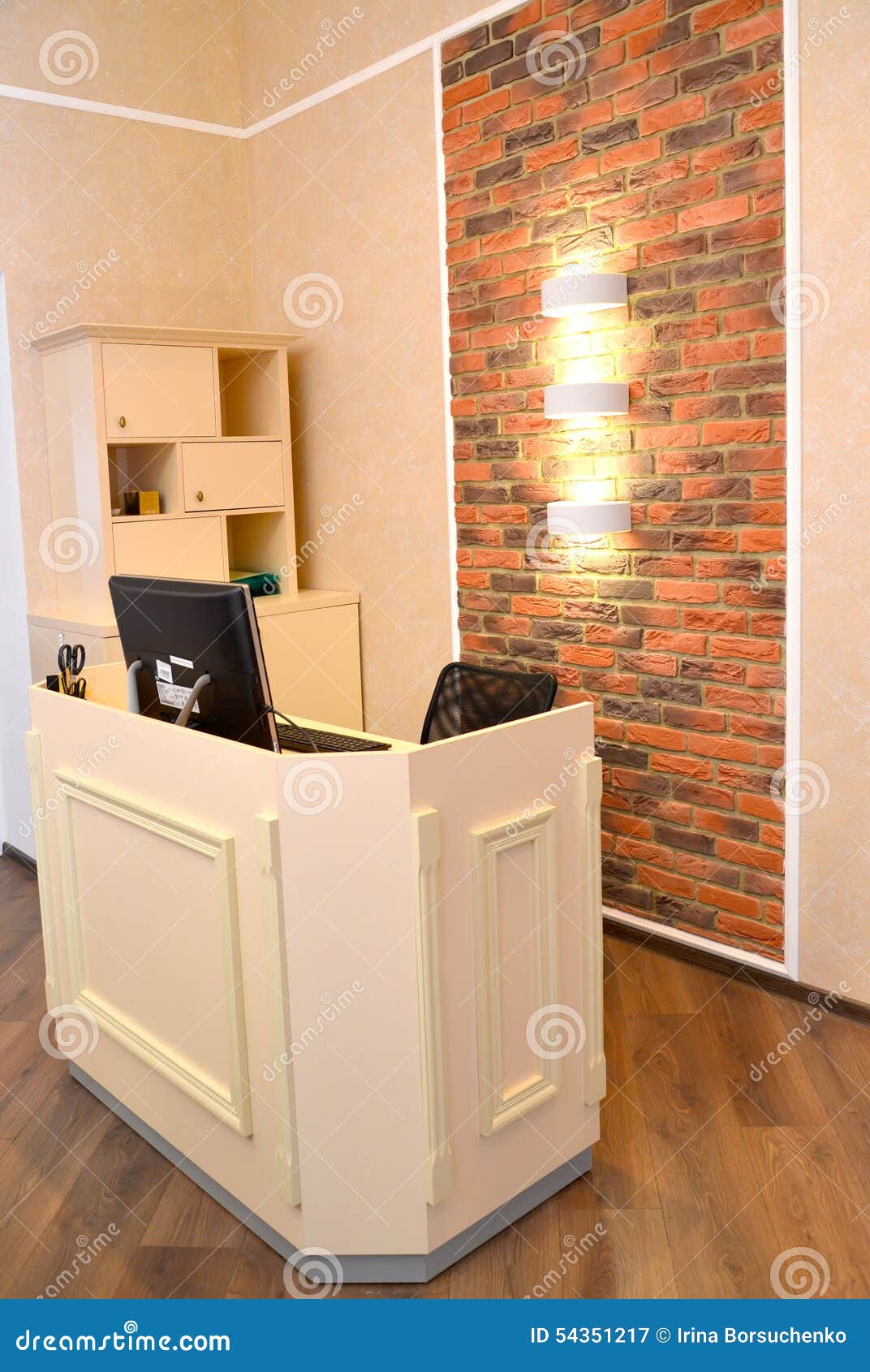 Rack for the Administrator in Office Room Stock Image - Image of people ...