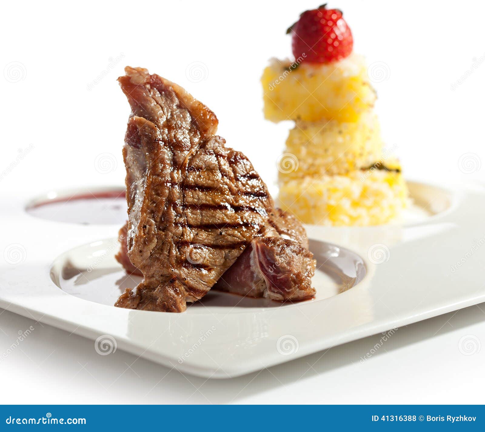 Rack of Beef stock photo. Image of isolated, bone, meat - 41316388