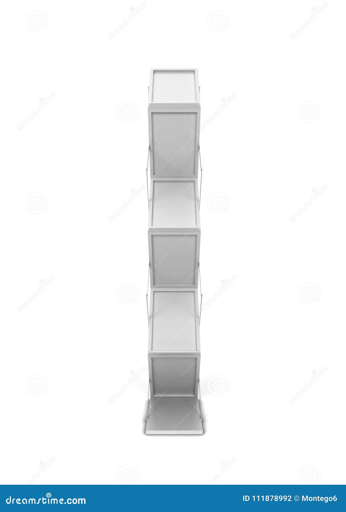 Rack for brochures stock illustration. Illustration of advertising ...