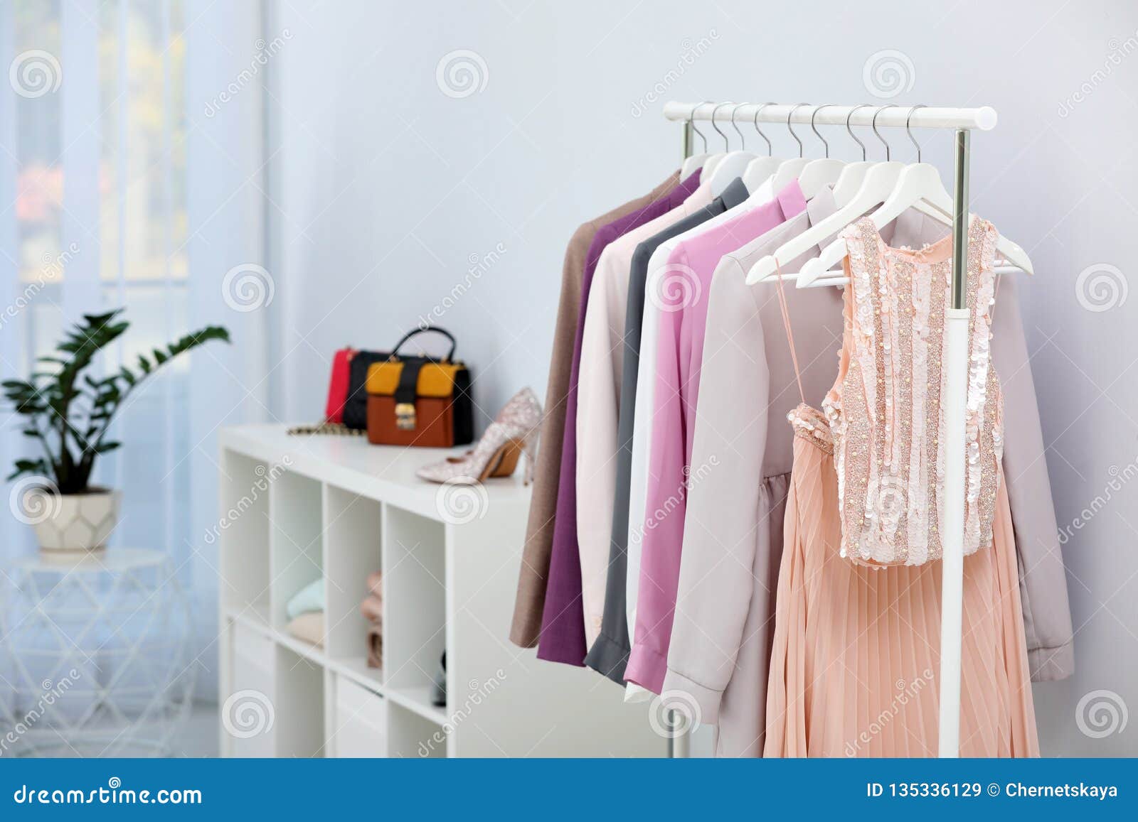 1,815 Stylish Dressing Room Interior Clothes Rack Stock Photos - Free ...
