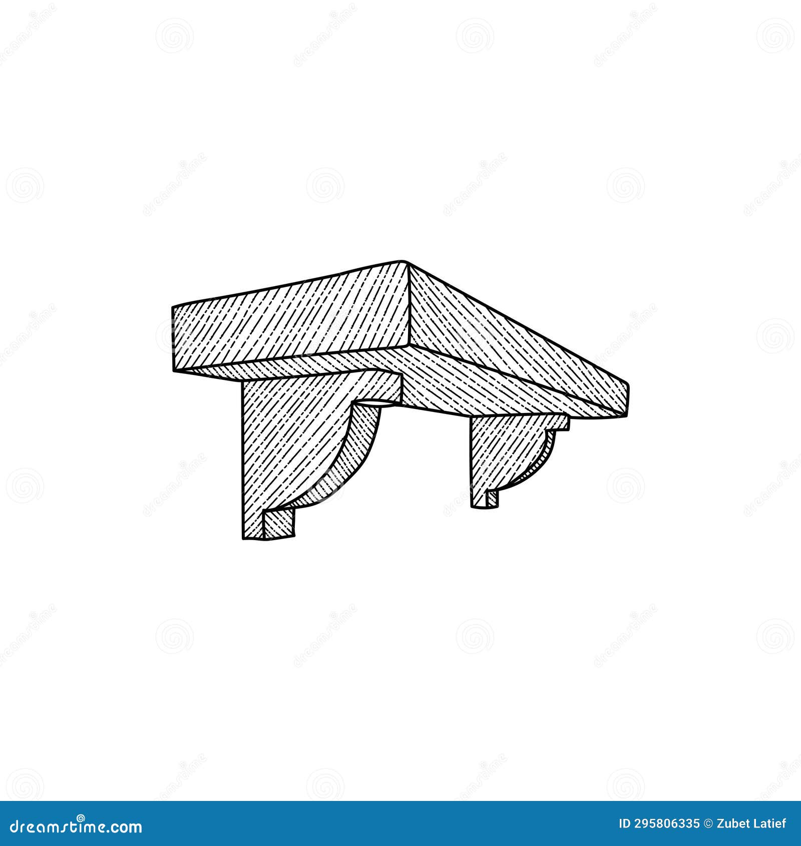 Rack Kitchen Interior Line Art Creative Design Stock Vector ...