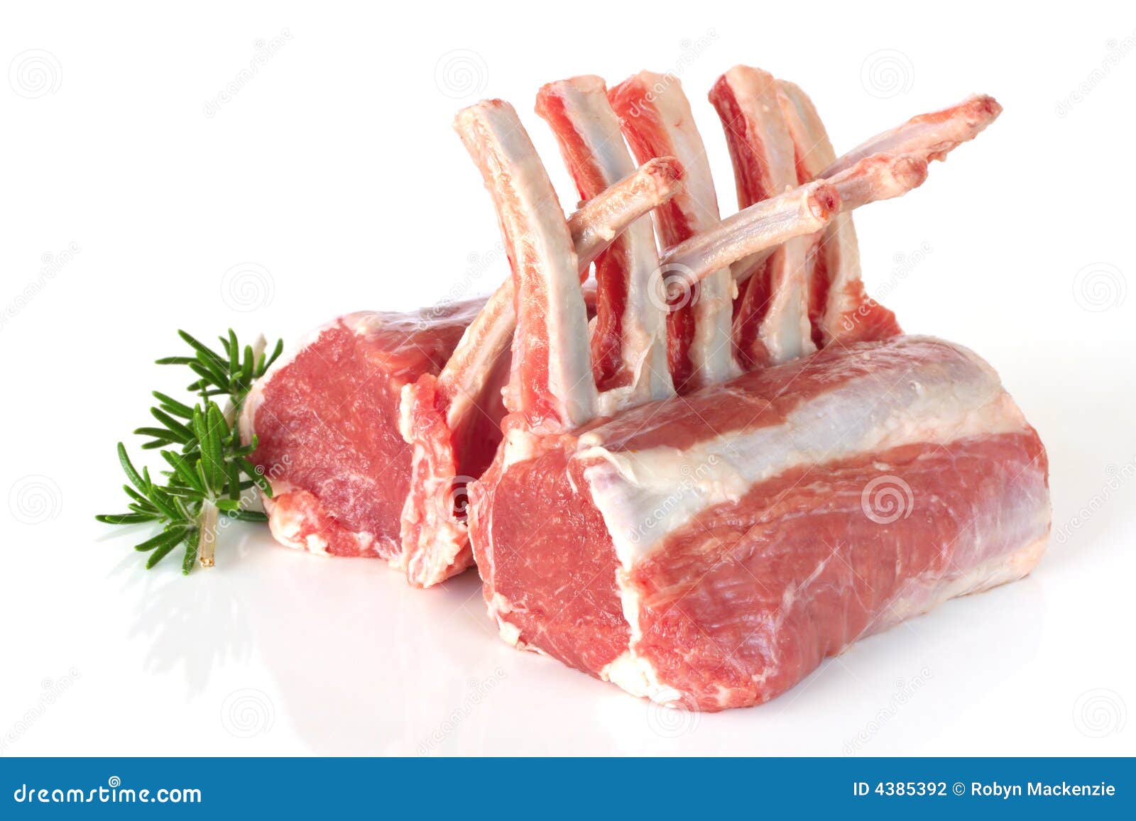 Rack of Lamb with Rosemary stock photo. Image of cutlets - 4385392