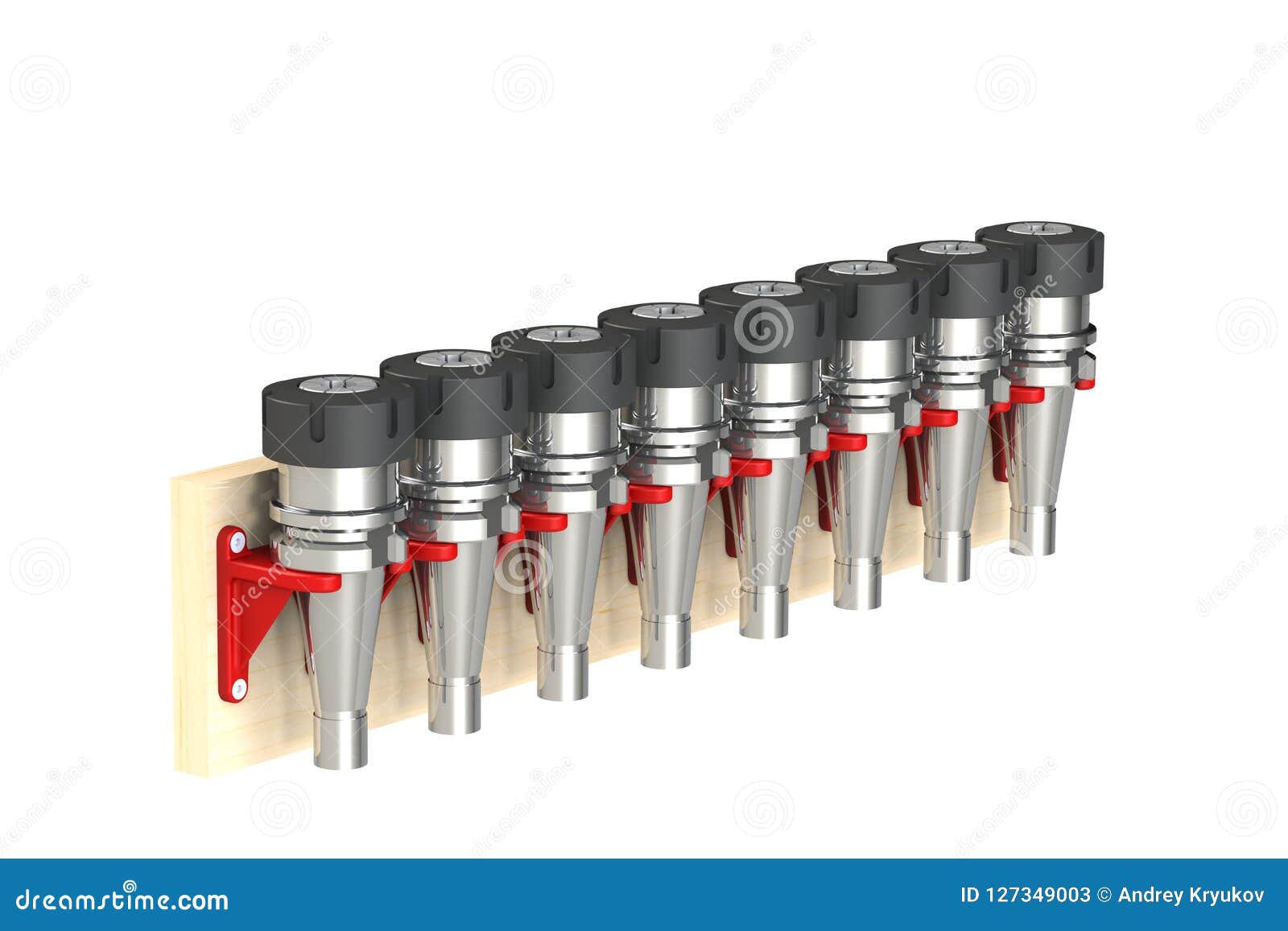 Rack with Milling Cartridges for Easy Storage of Cartridges. 3D ...