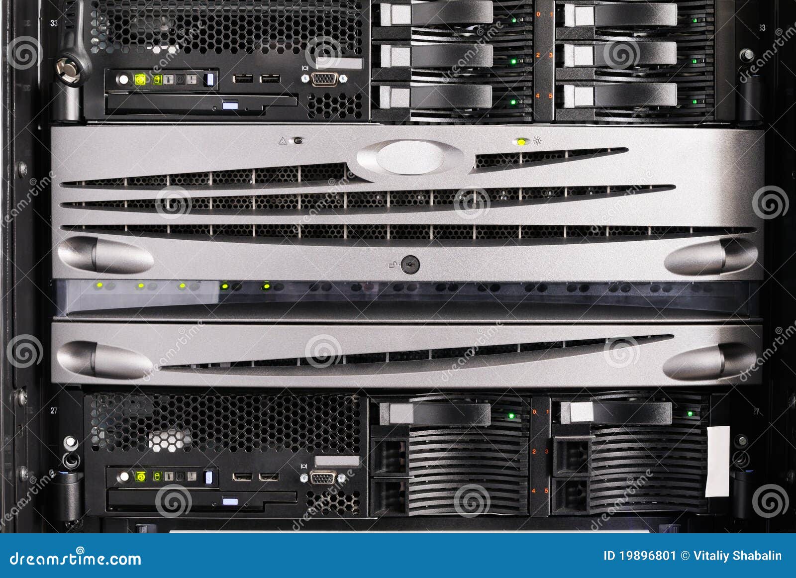 Rack mounted equipment stock image. Image of equipment - 19896801