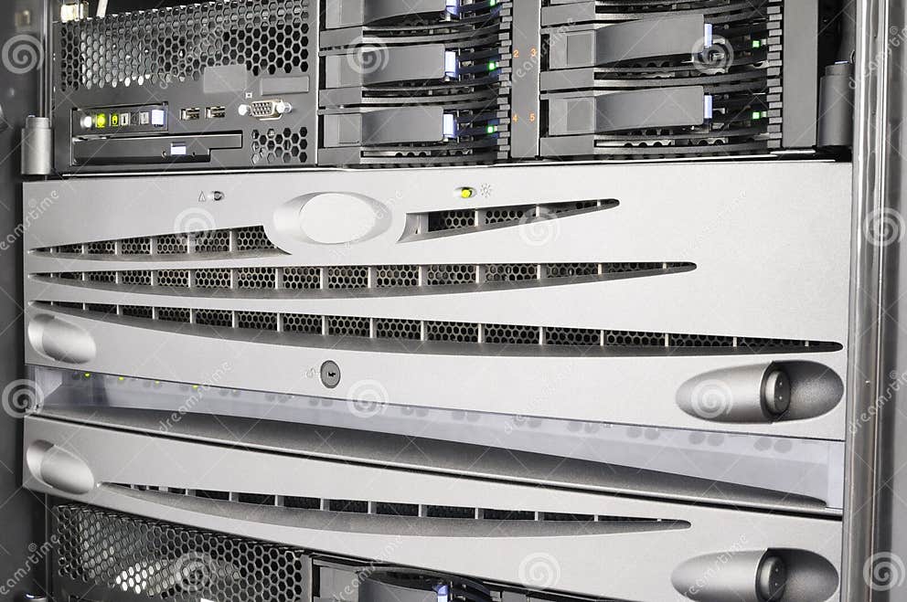 Rack mounted equipment stock photo. Image of drive, hardware - 21898962