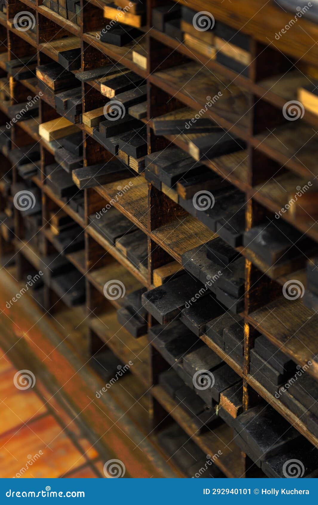 Rack of Printer Blanks stock image. Image of rack, shelving - 292940101