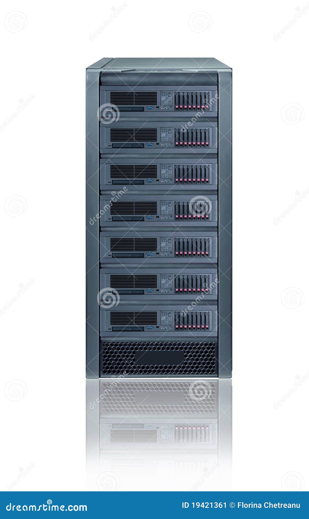 Rack server stock image. Image of connectivity, networking - 19421361