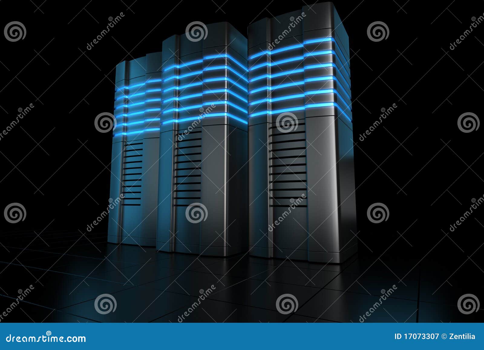 Rack servers stock illustration. Illustration of linux - 17073307