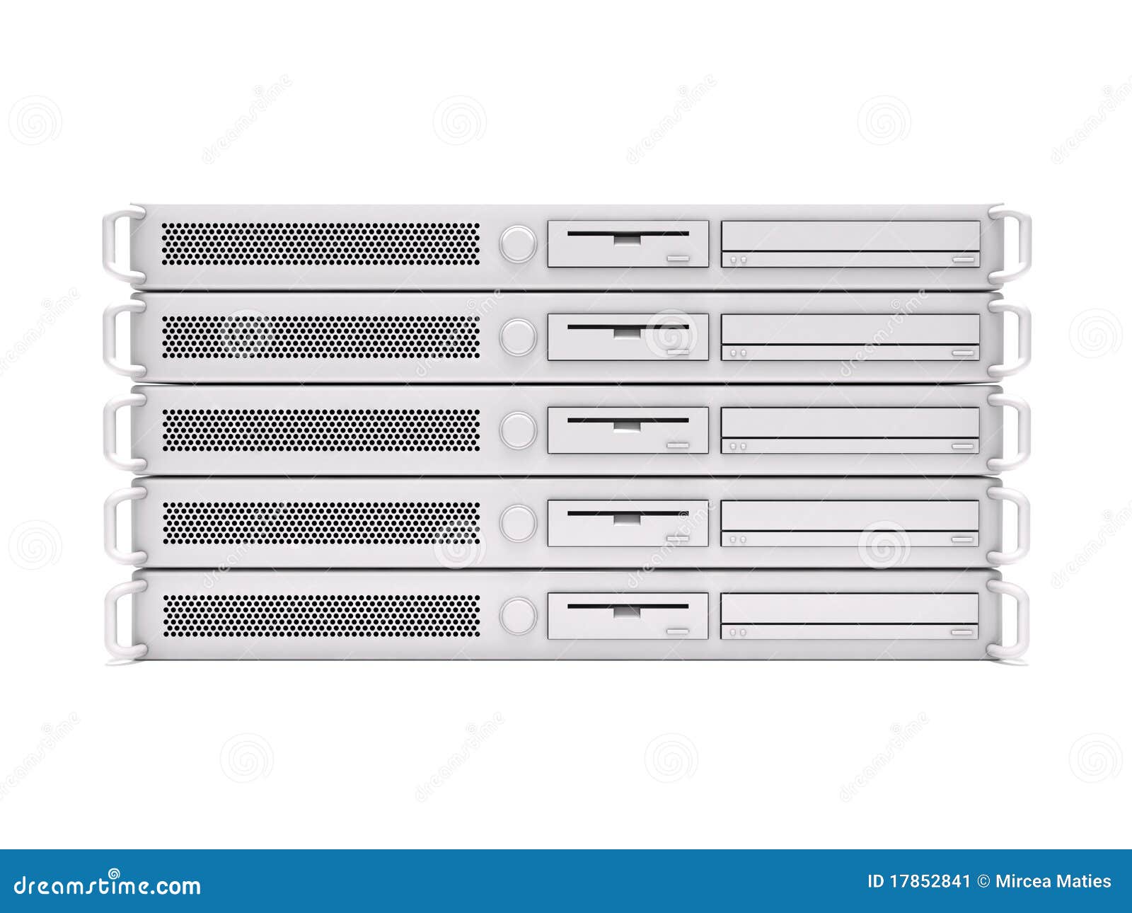Rack servers stock illustration. Illustration of rendering - 17852841