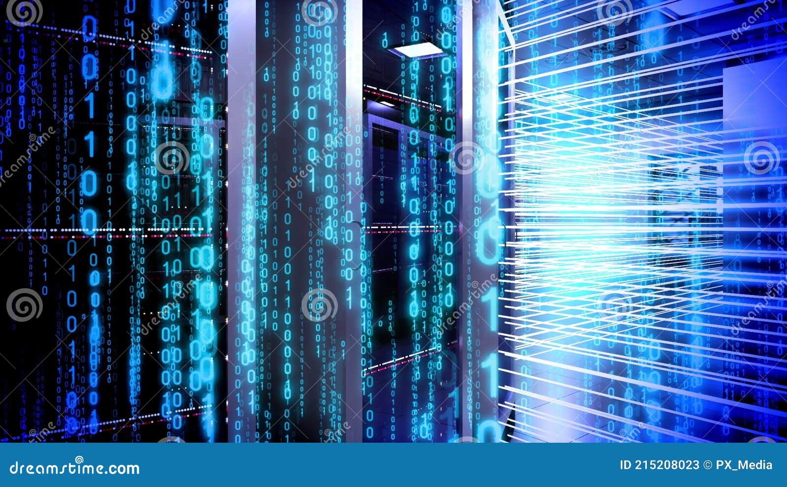 Rack Servers and Falling Binary Code - Data Centre, Hosting, Storage ...