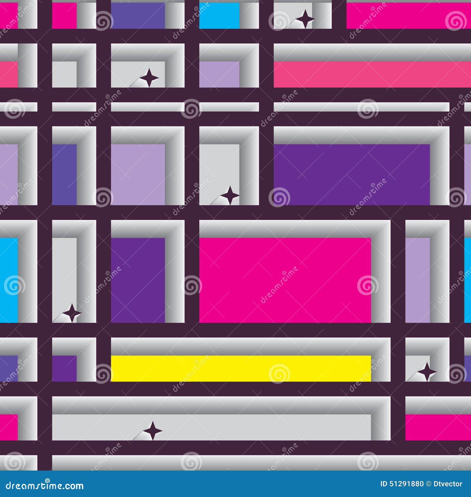 Rack Style Seamless Pattern Stock Vector - Illustration of isolated ...