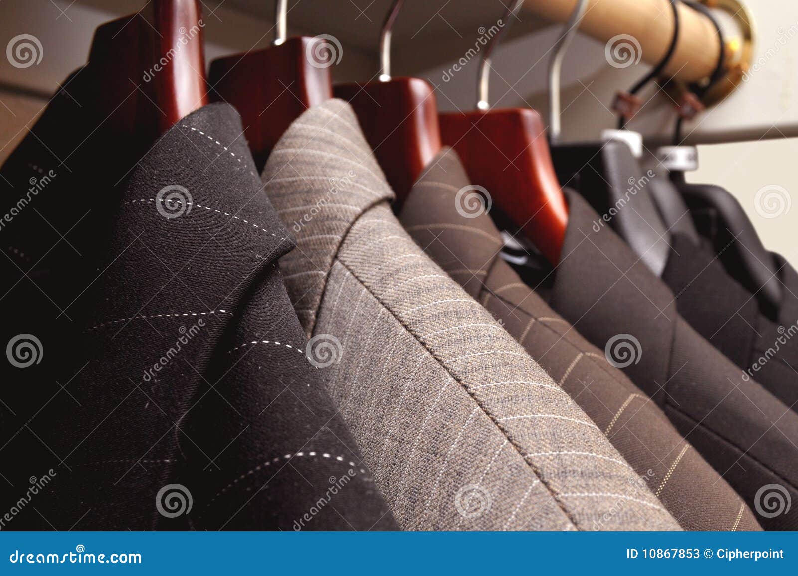 Rack Of Suits Royalty-Free Stock Photography | CartoonDealer.com #10867853